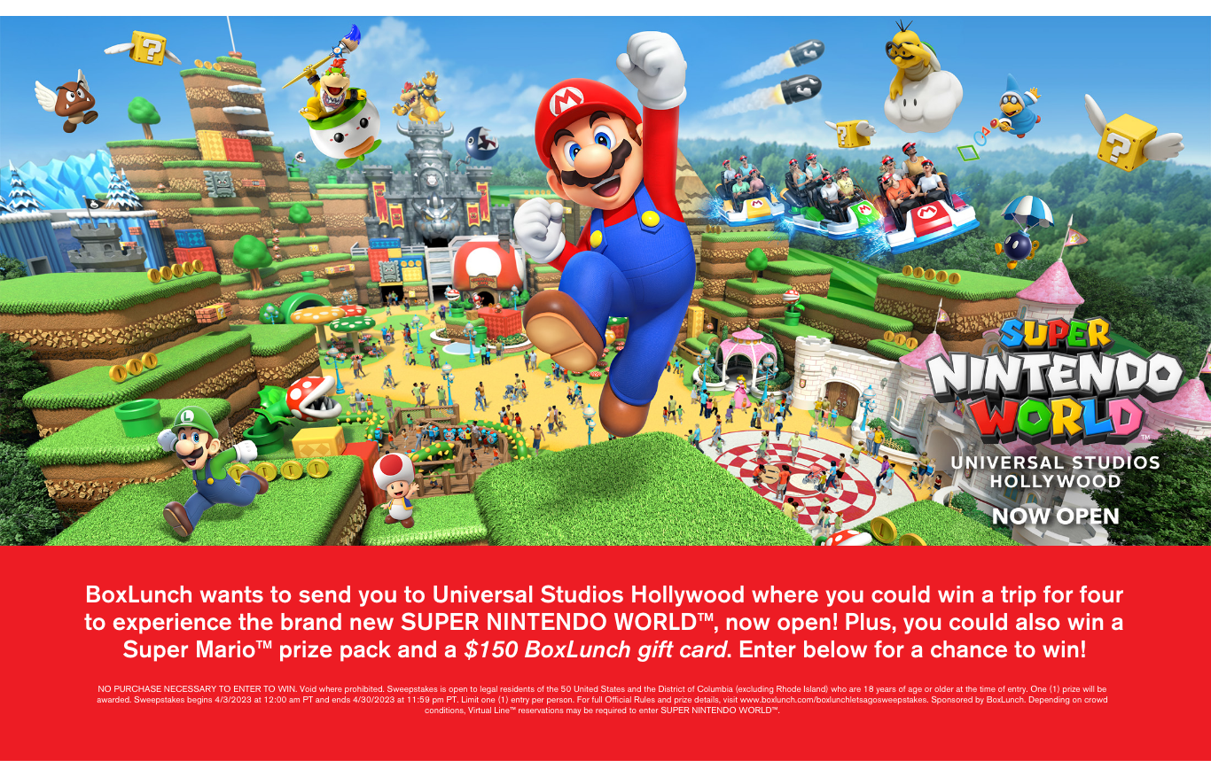 BoxLunch "Let's-A Go Sweepstakes