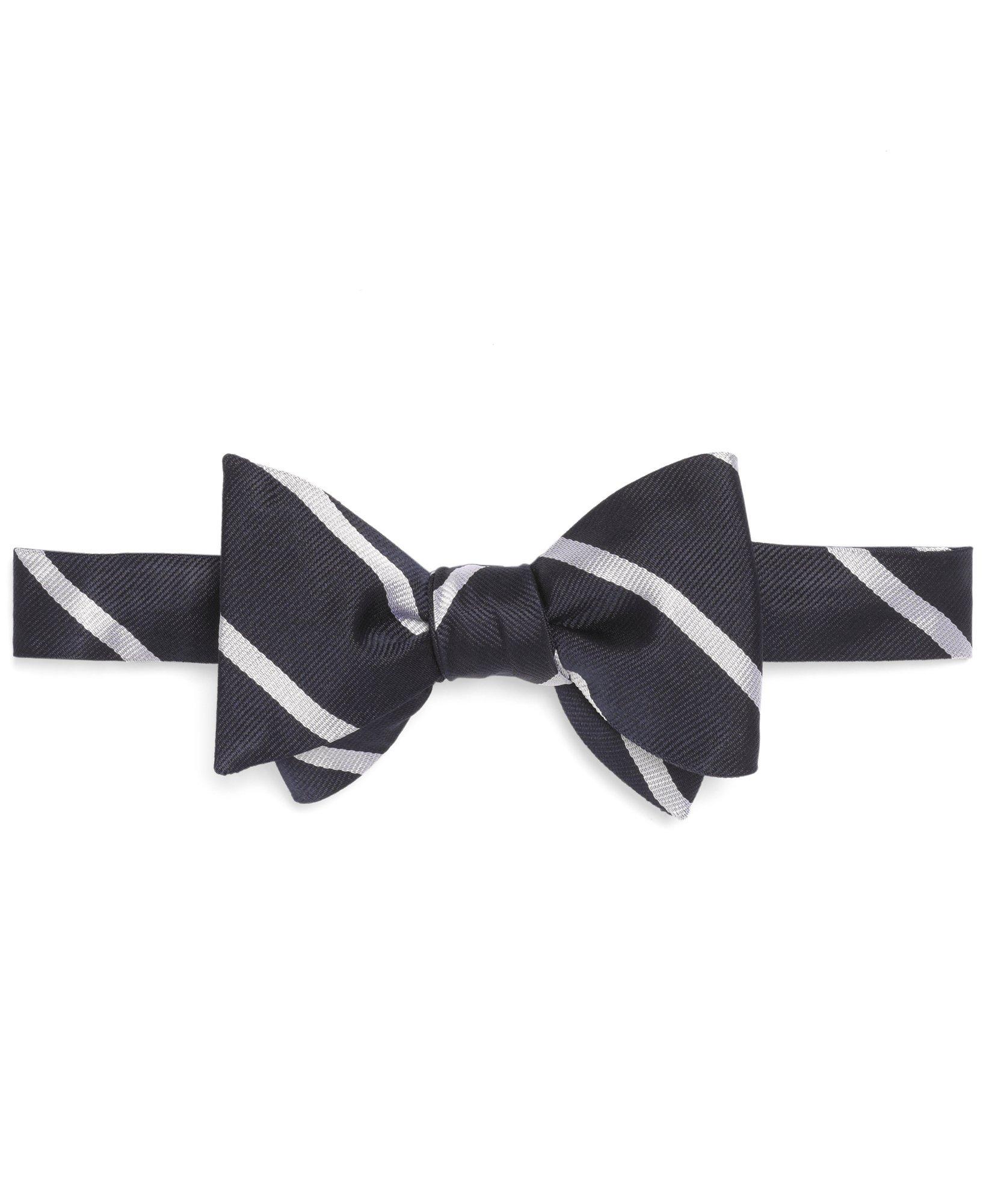 Brooks Brothers Rep Bow Tie | Navy/white In Navy,white | ModeSens