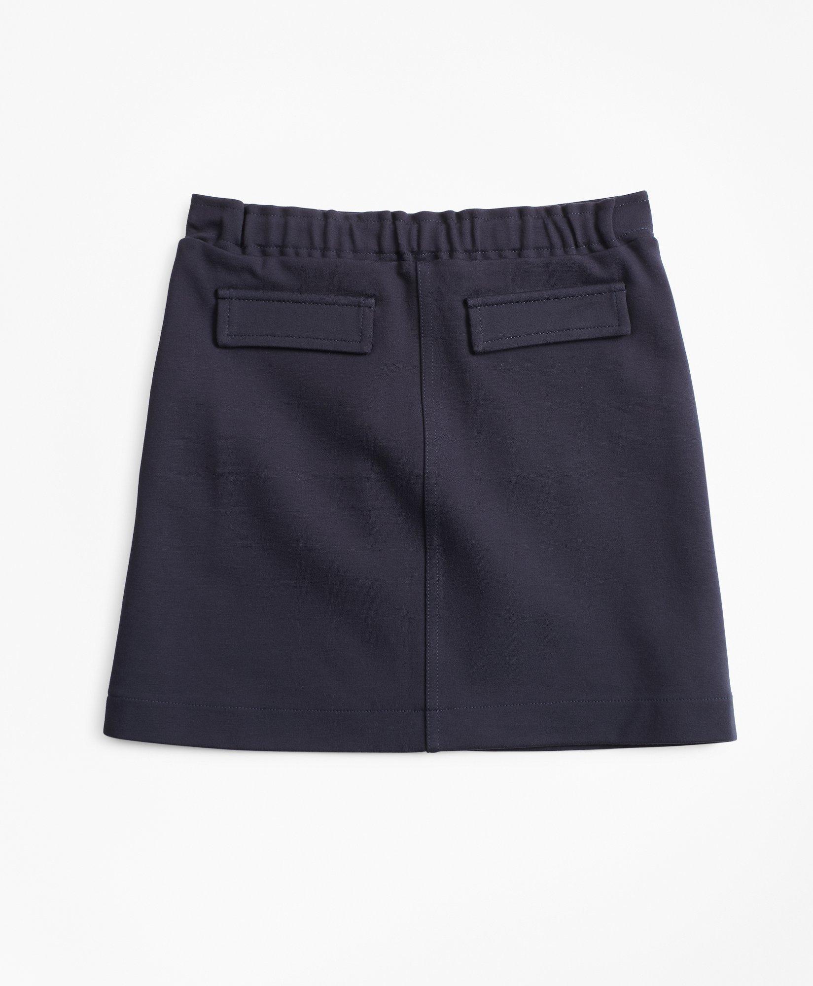 Girls Knit Ponte Skirt