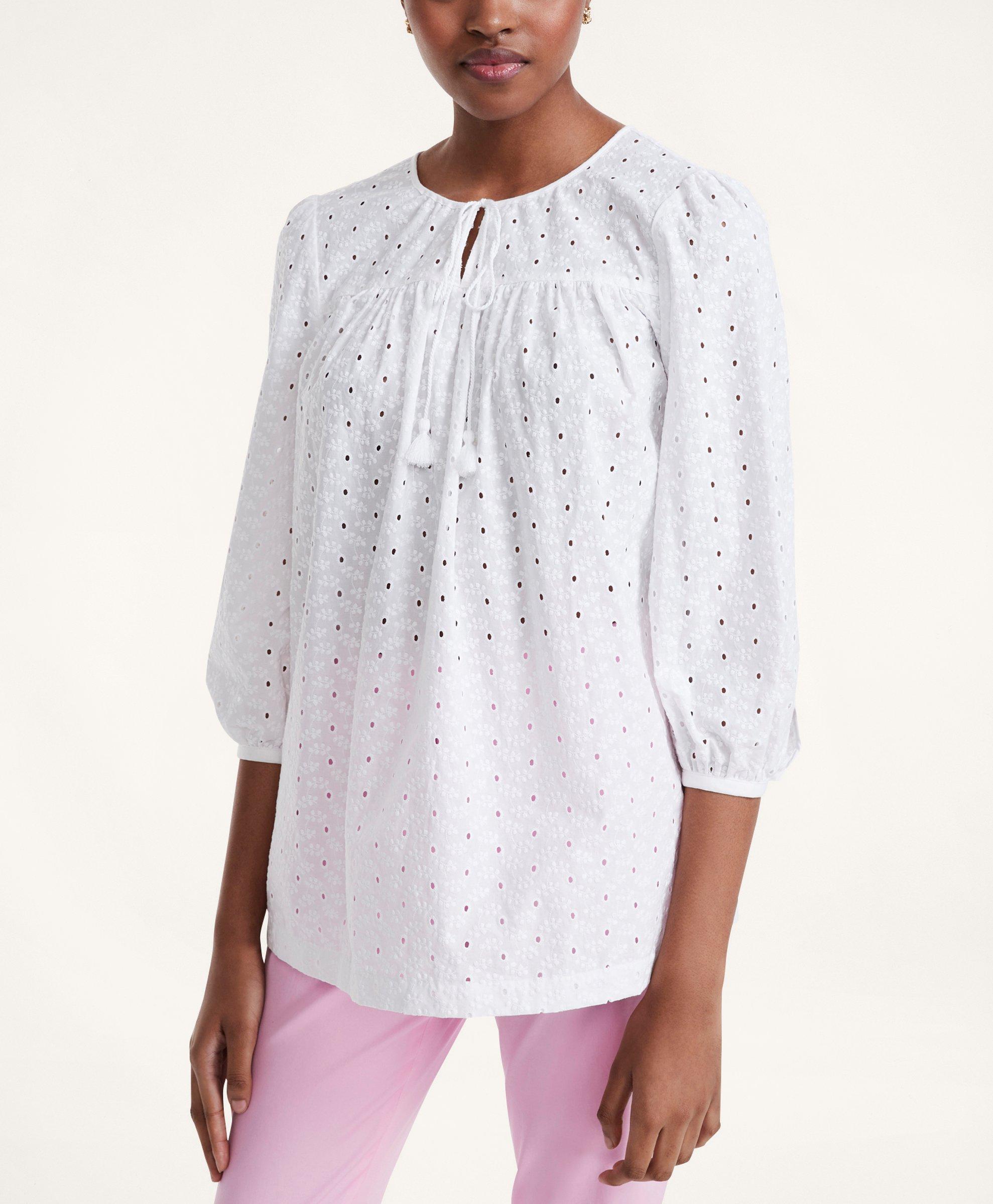 Cotton Eyelet Tunic
