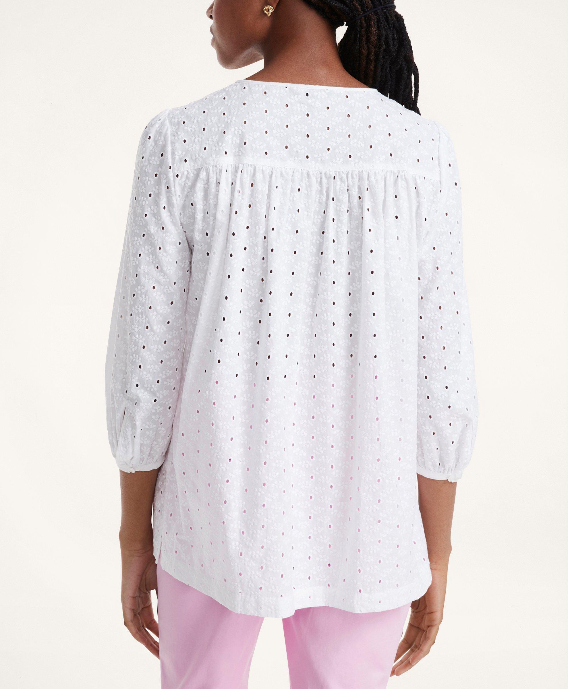 Cotton Eyelet Tunic