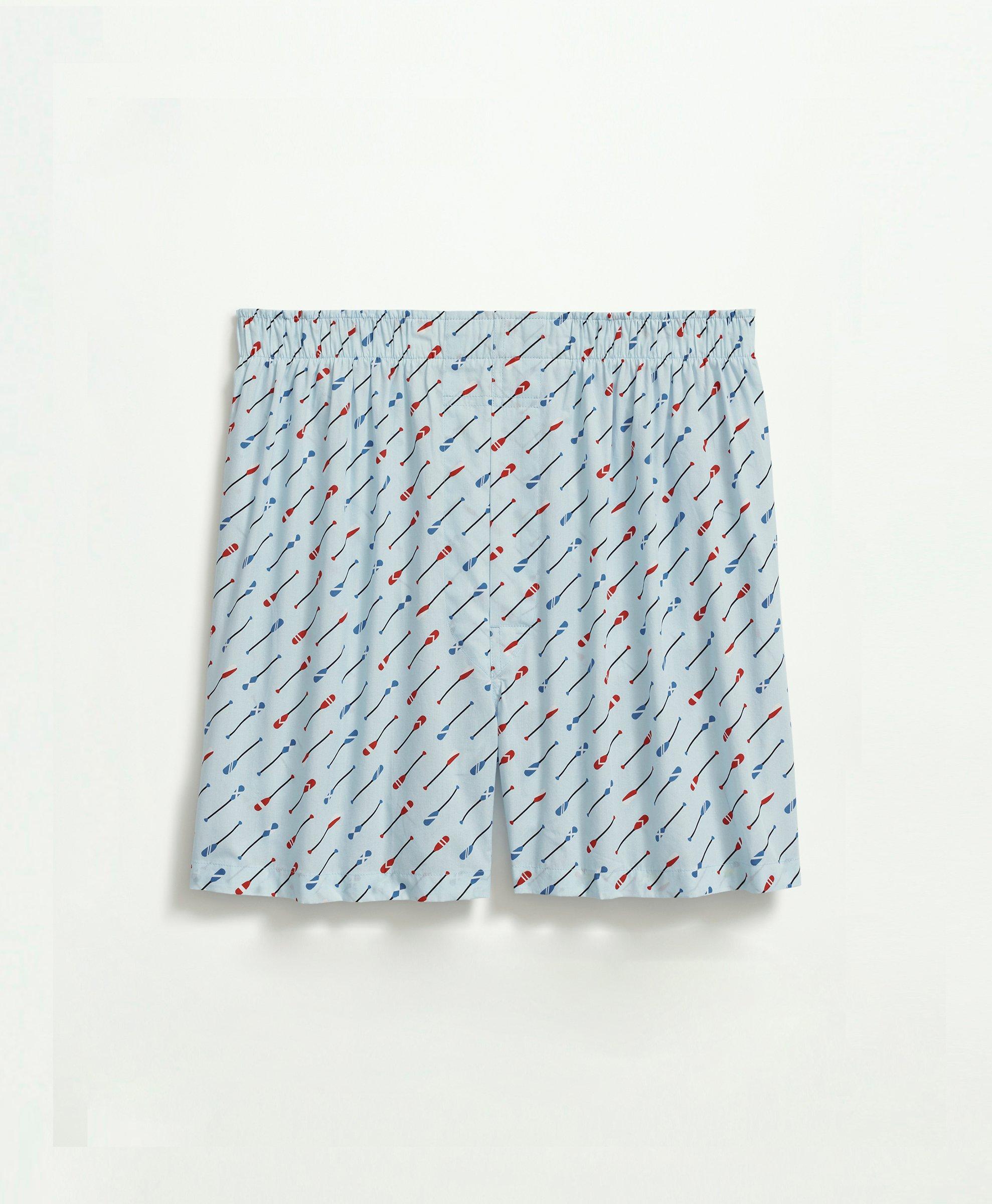 Cotton Broadcloth Oar Pattern Boxers