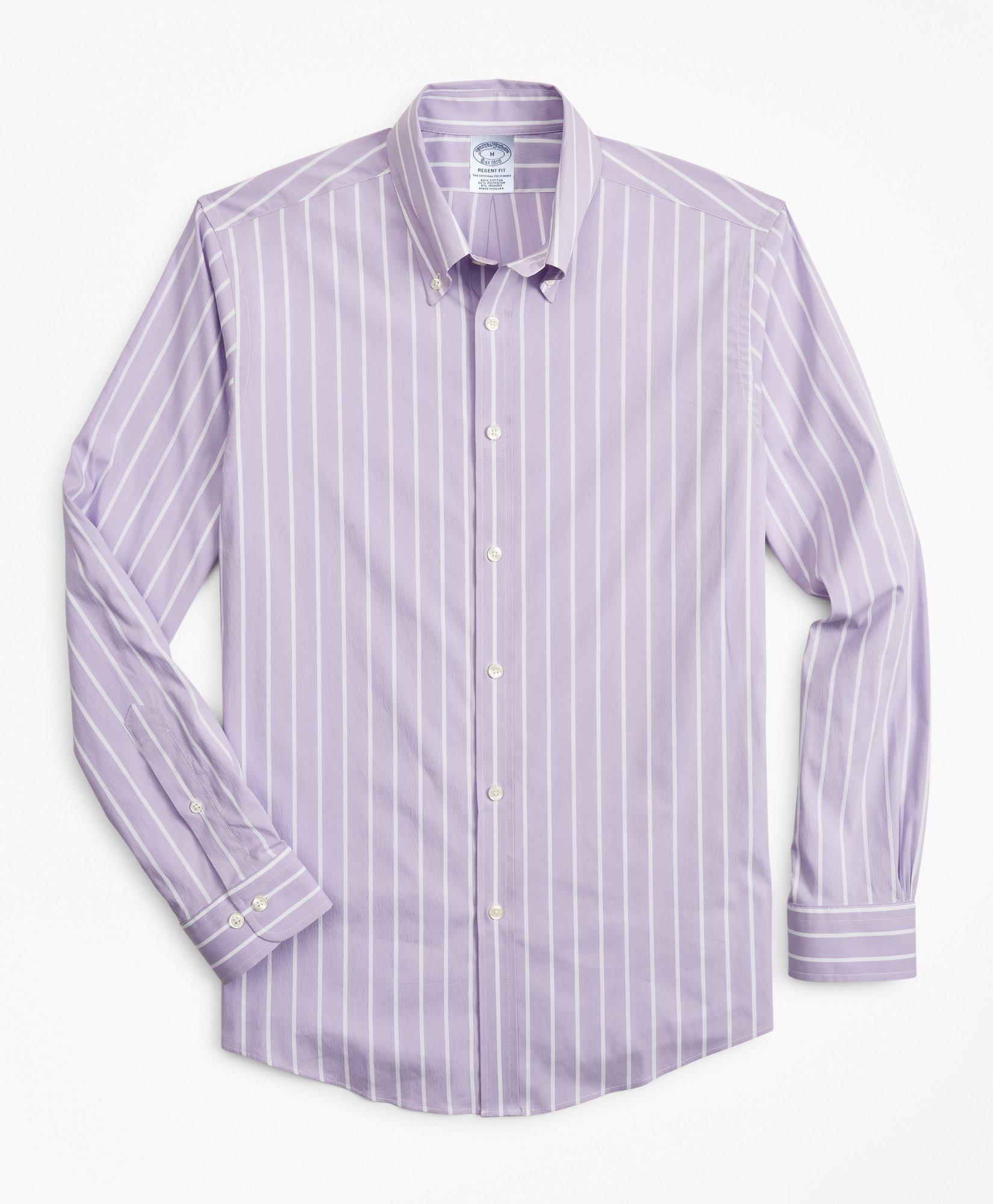 Regent Regular-Fit Sport Shirt, Brooks Brothers Stretch Performance ...