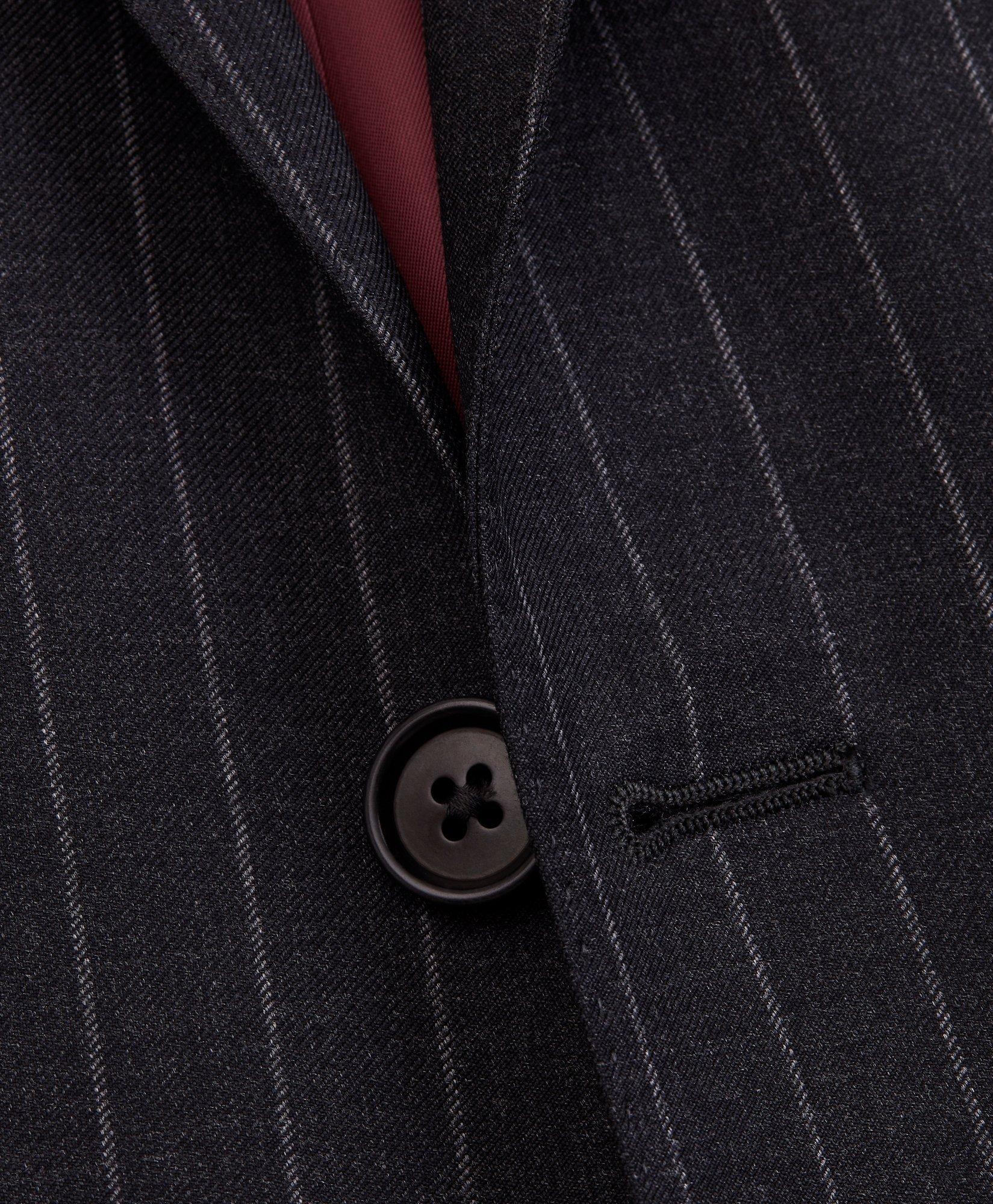 BrooksGate™ Milano-Fit Striped Wool Twill Suit Separates