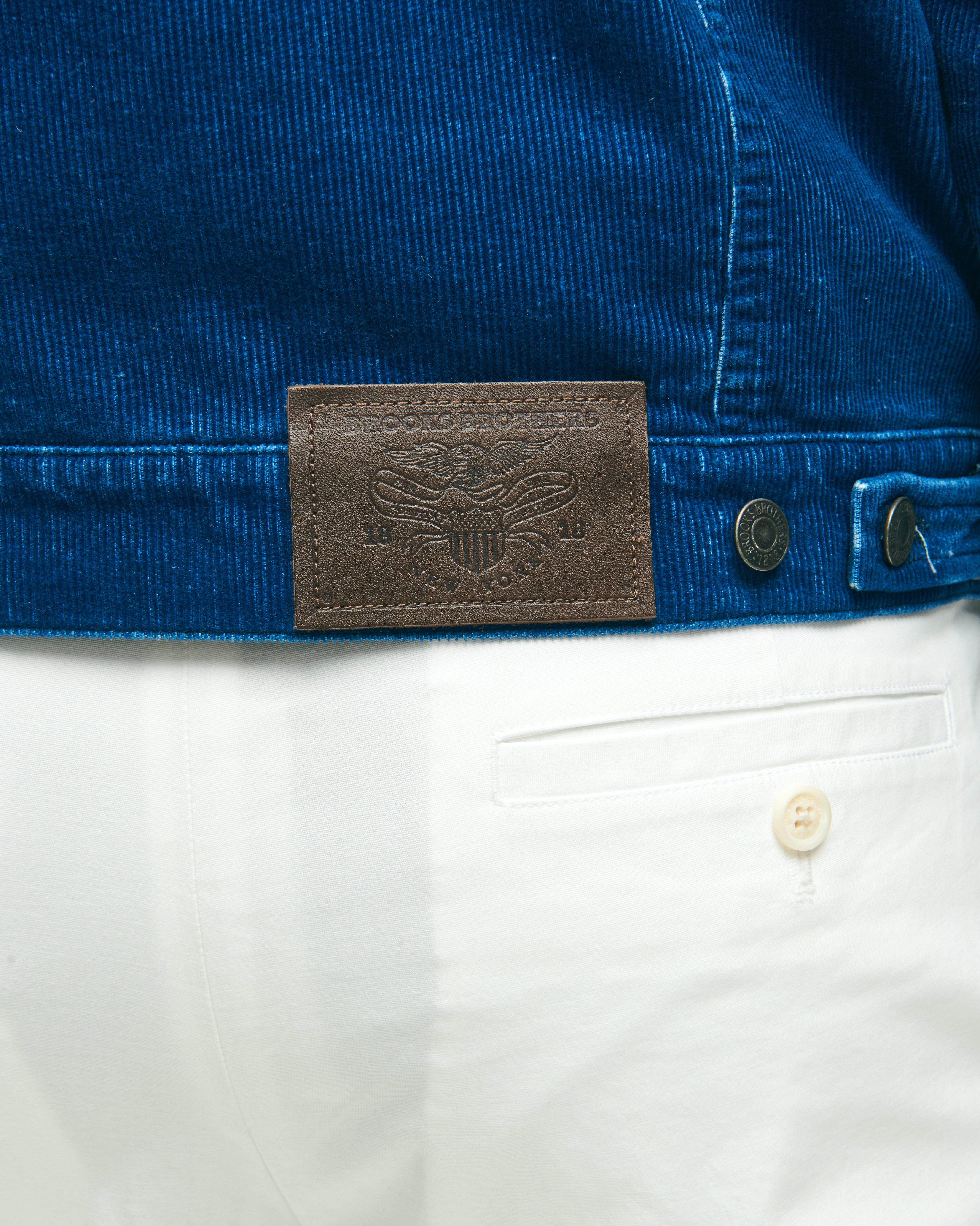 Medium Wale Corduroy Indigo Trucker Jacket