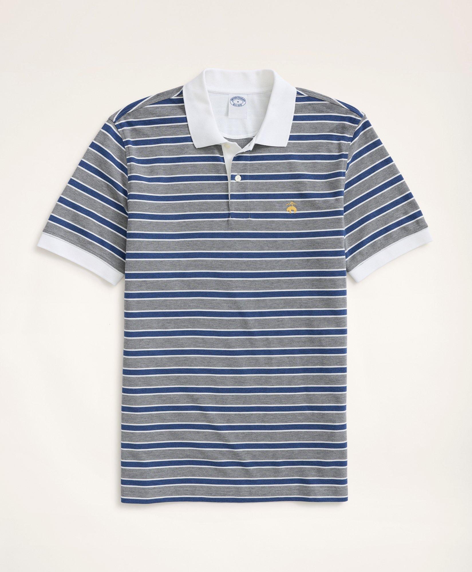 Grey Polo Shirt | Brooks Brothers