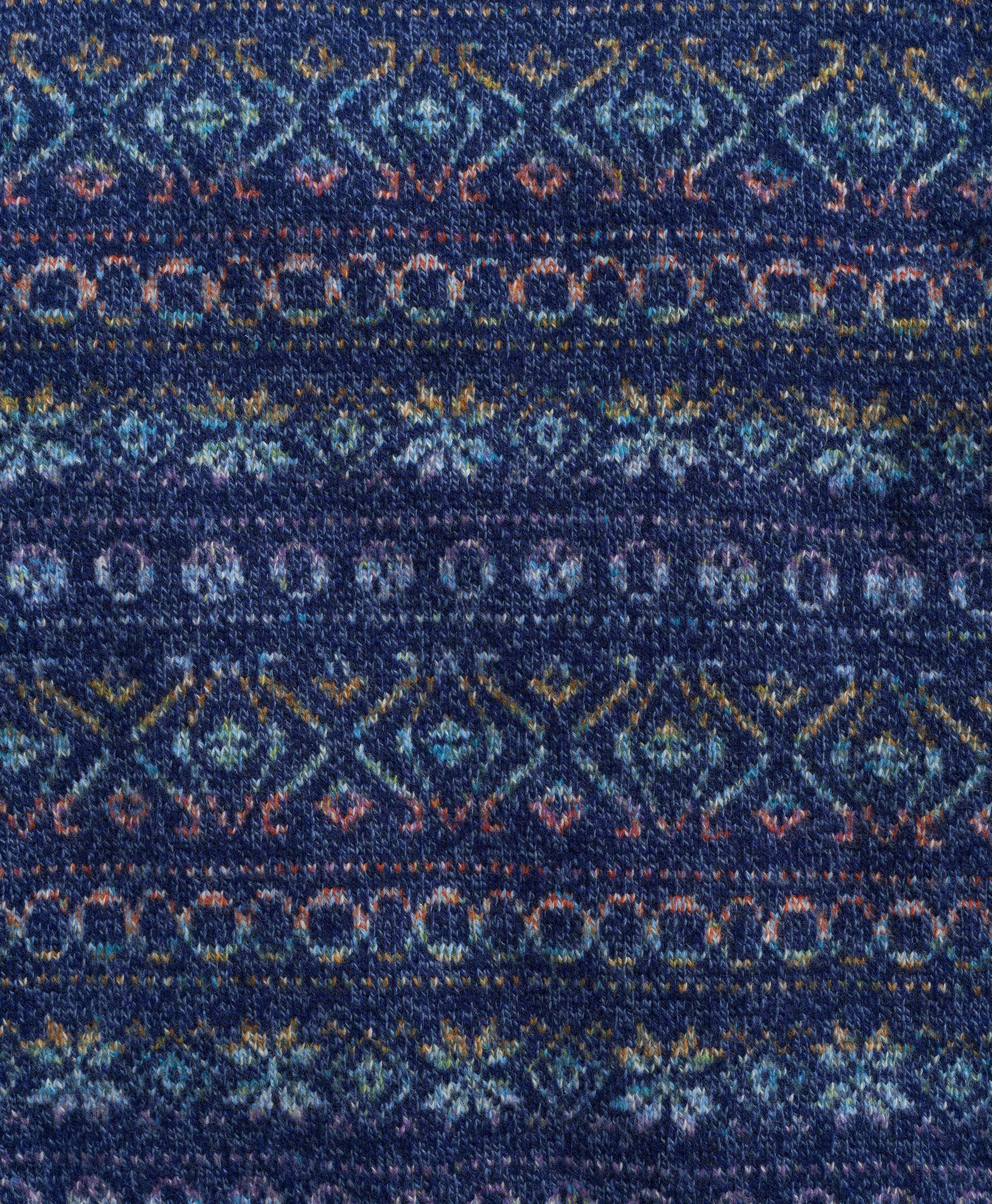 Merino Wool Space-Dyed Fair Isle Sweater