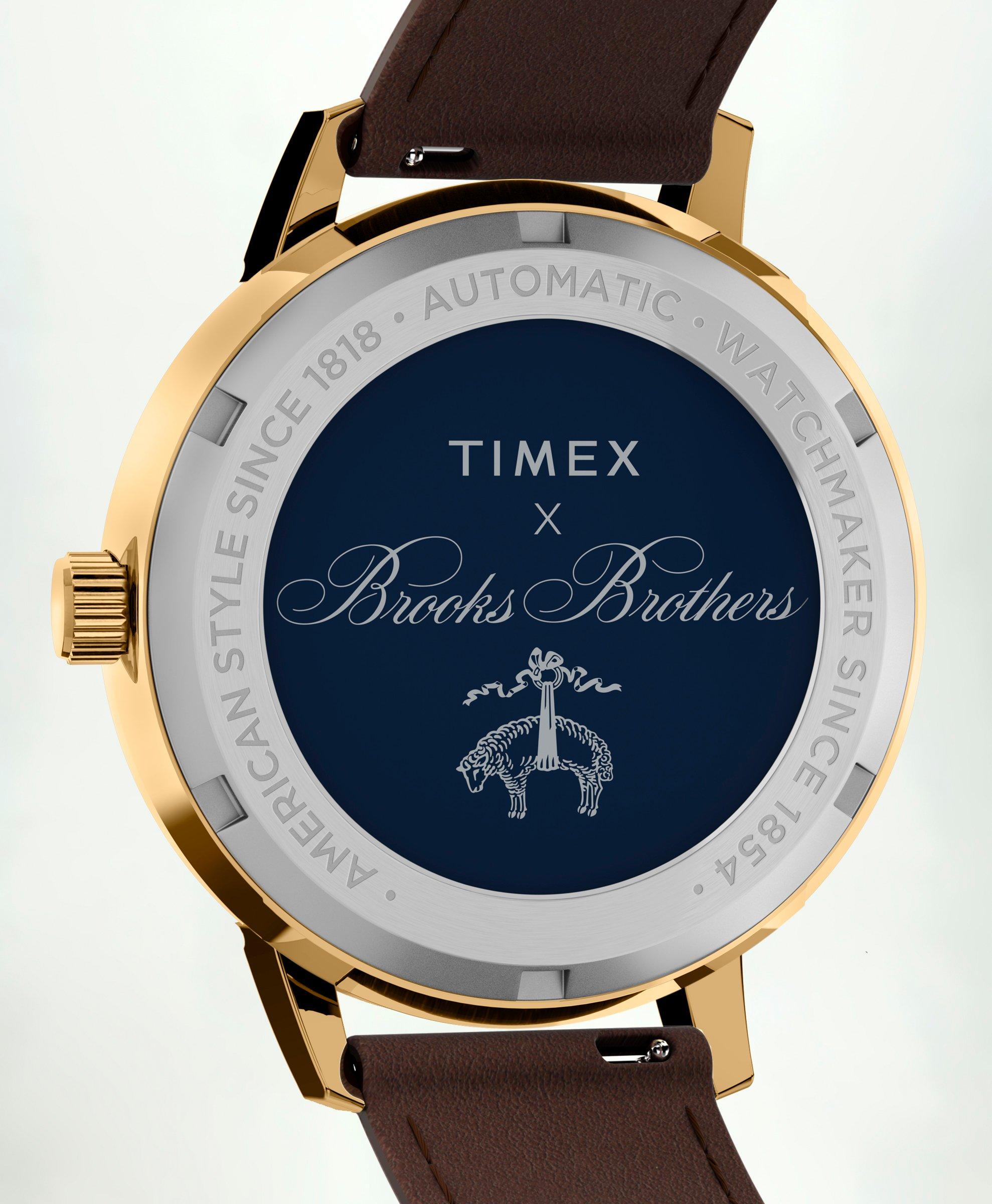 Brooks Brothers x Timex® Marlin Automatic, Gold-Tone
