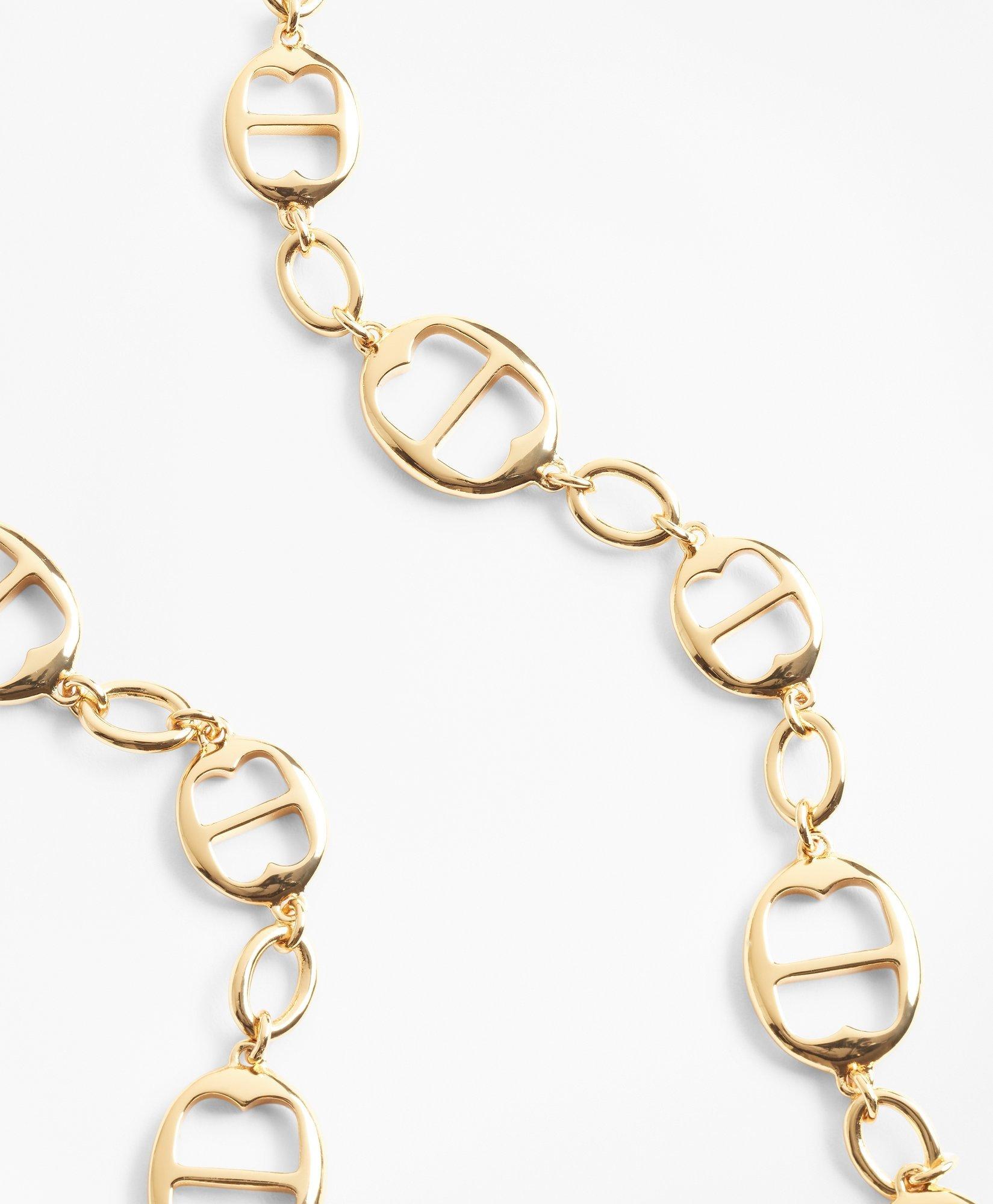 Gold-Plated BB-Link Chain Necklace