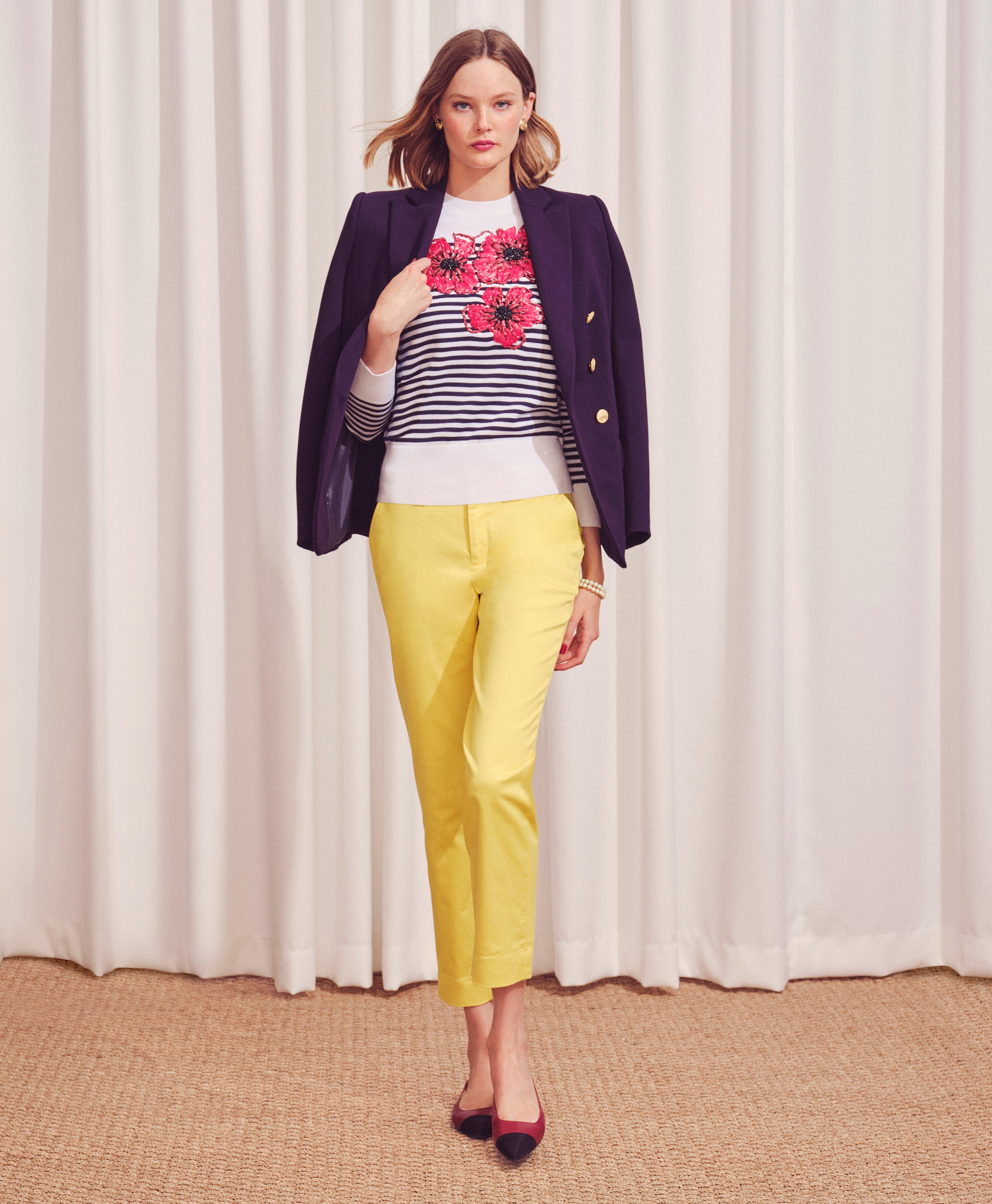 Cotton Pique Structured Knit Blazer