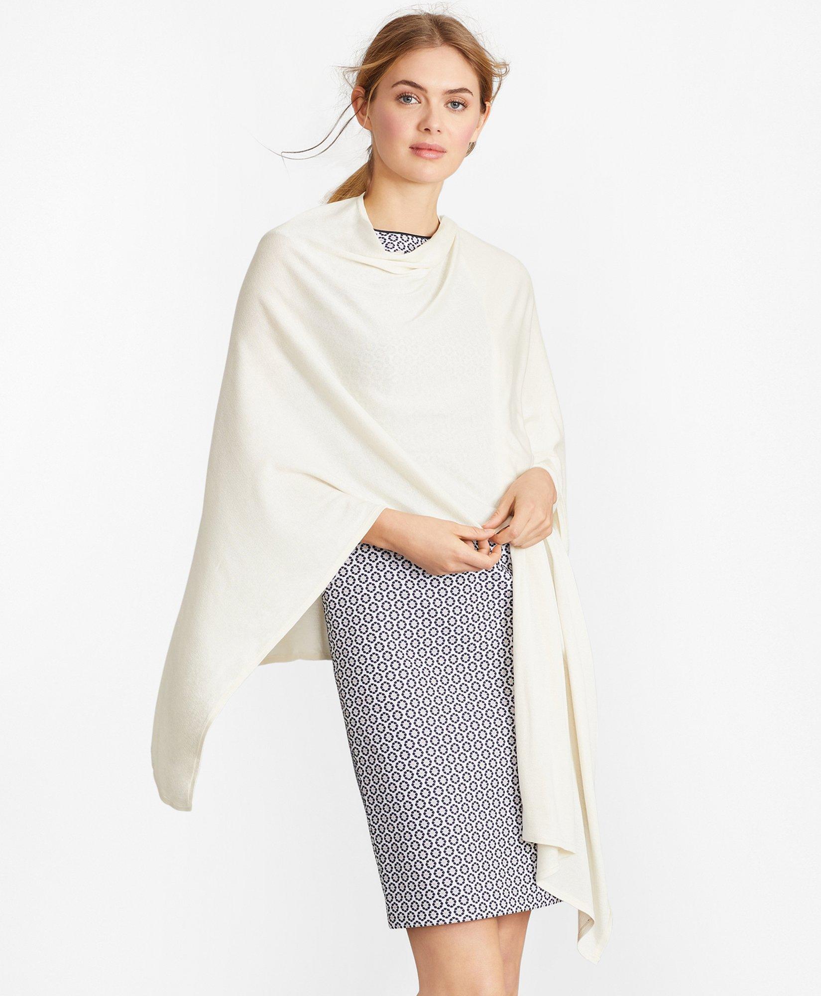 Lightweight Silk-Blend Ruana