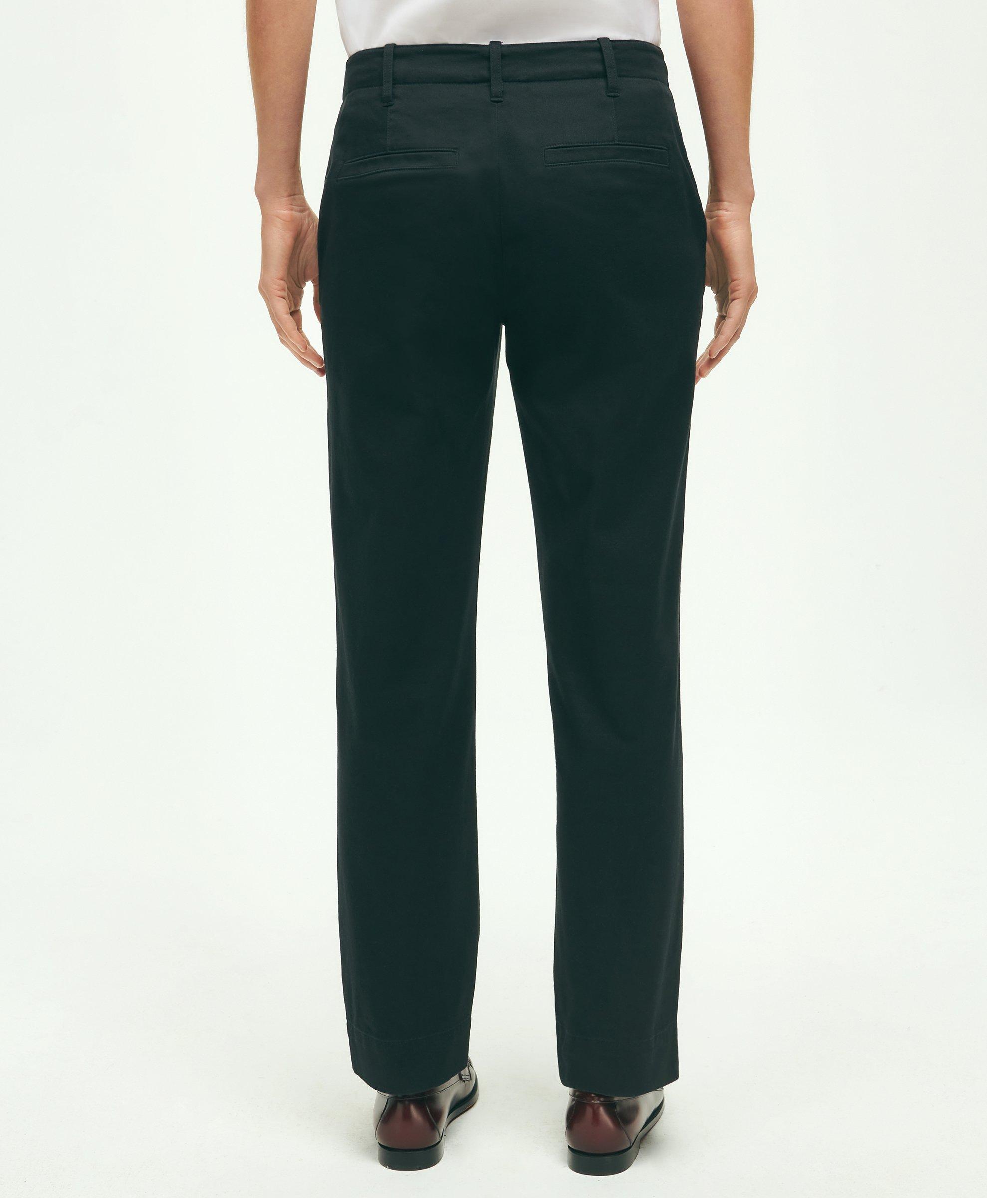 Garment Washed Stretch Cotton Chinos