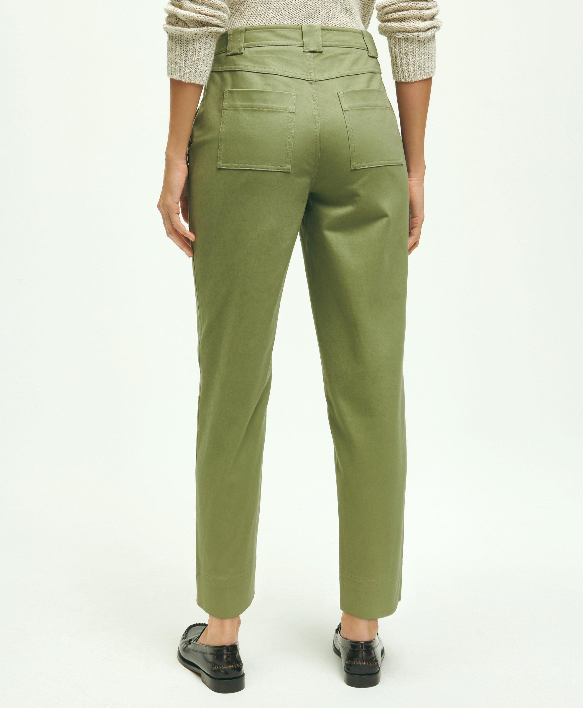 Olive Green Capris
