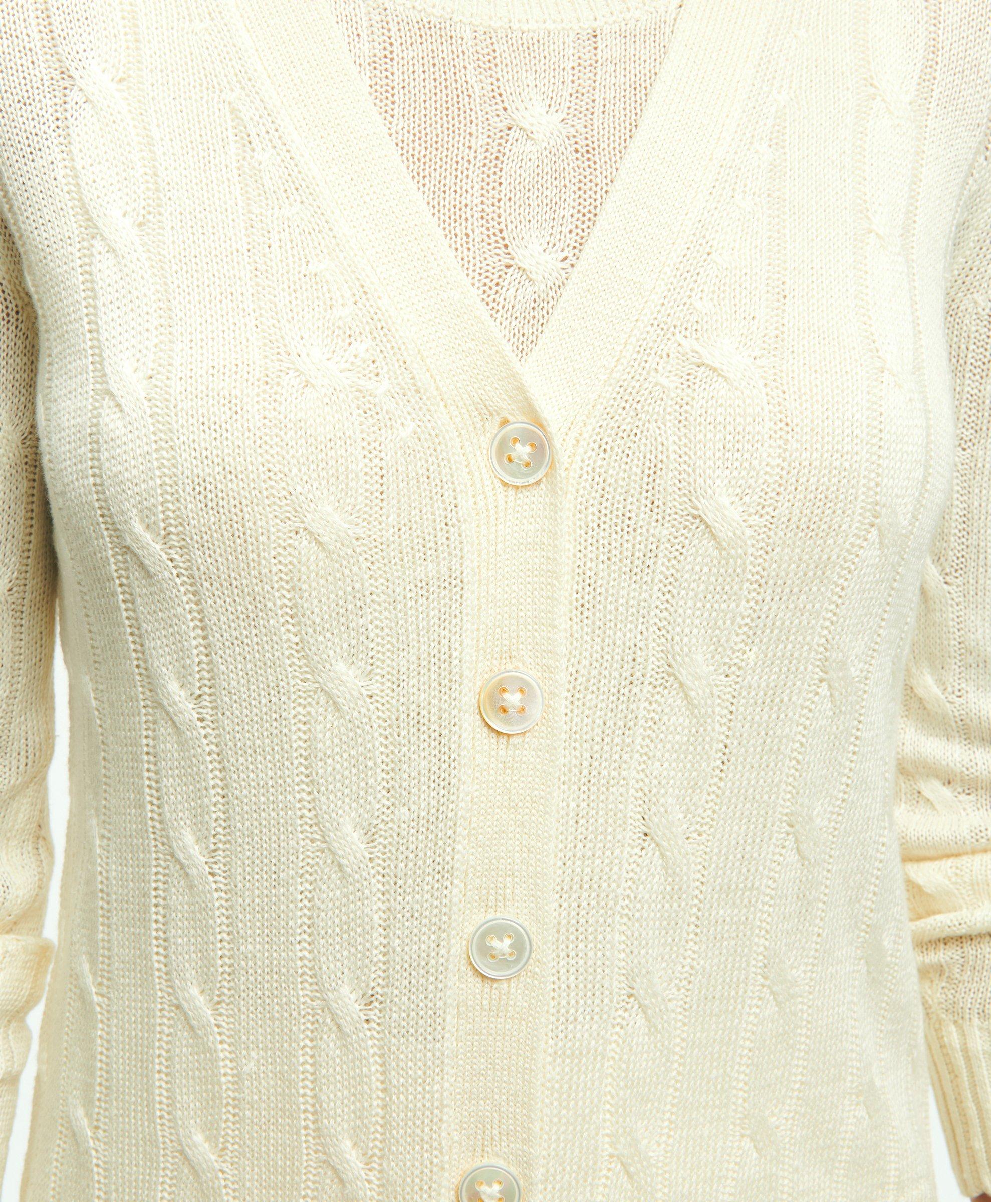 White Cable Knit Sweaters | Brooks Brothers