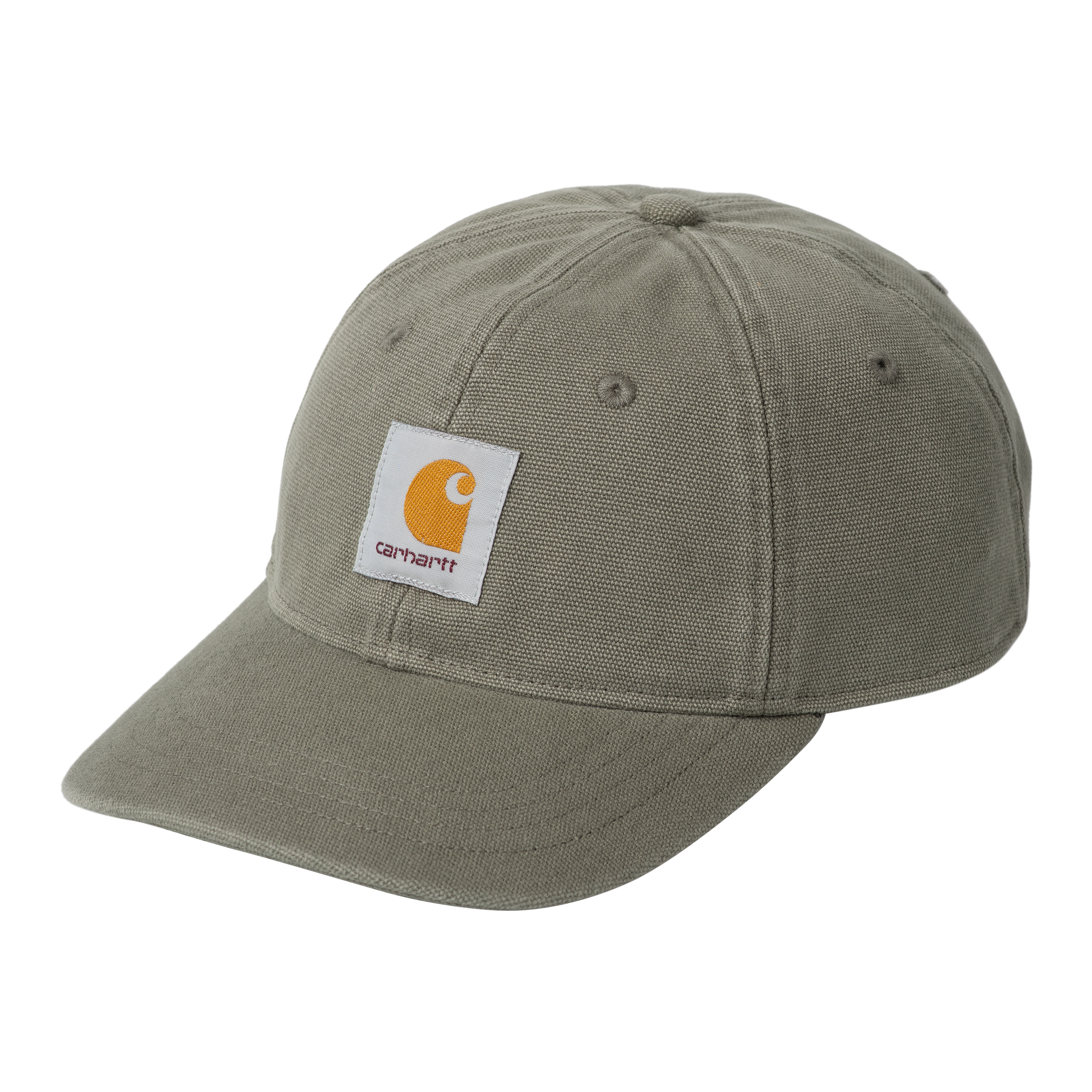 Carhartt WIP Canvas 6-Panel Cap, Sage Green/White | Negozio online ...