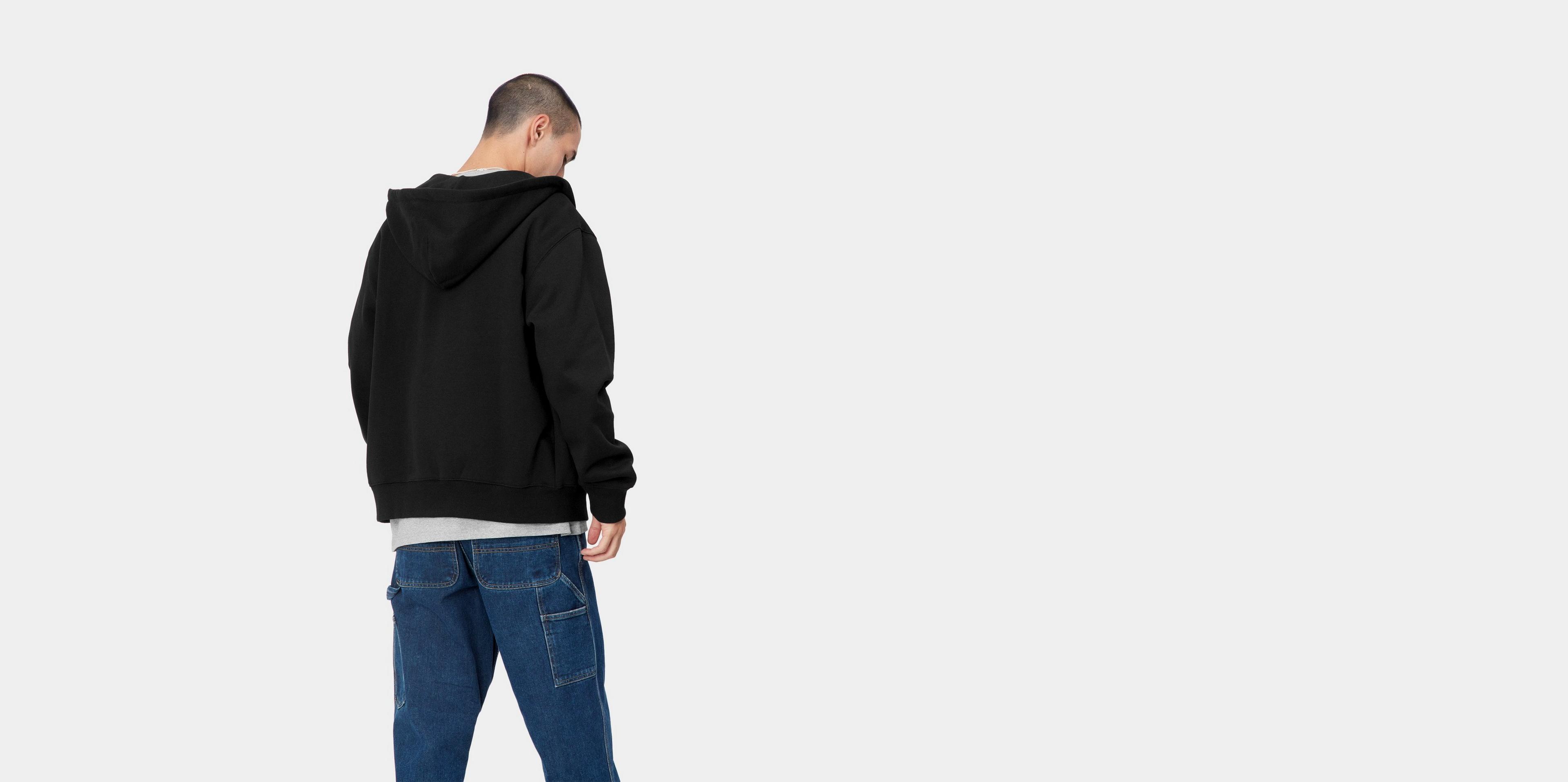 Carhartt WIP Hooded Madison Jacket, Black/Wax | Officiële online Shop