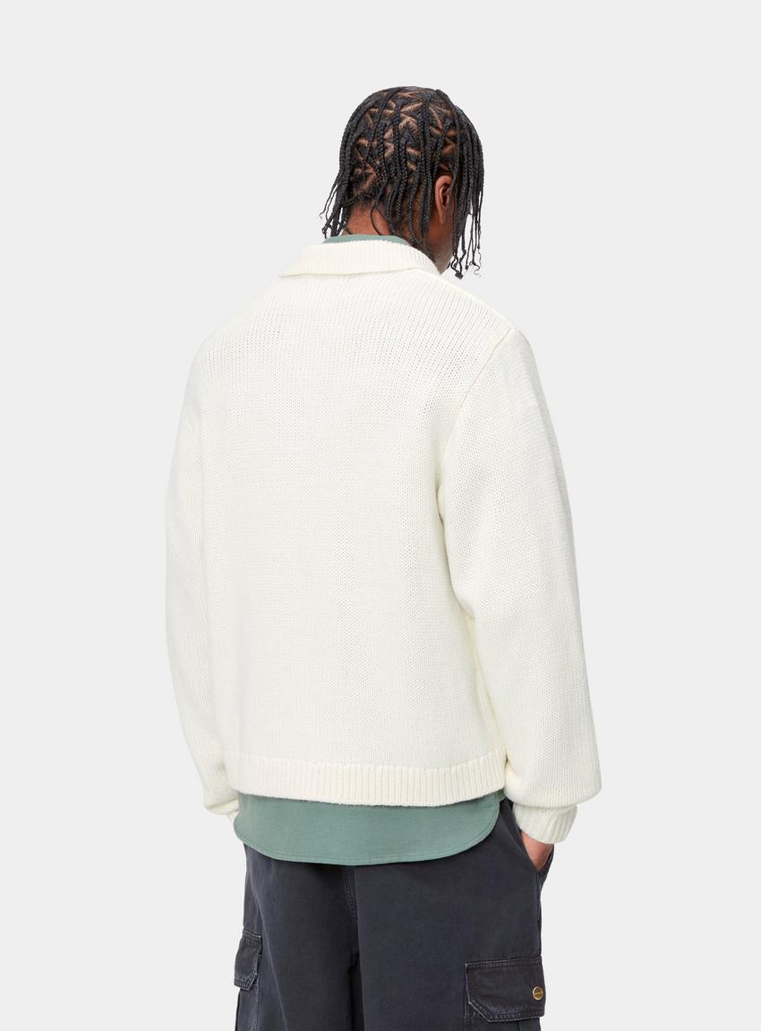 Carhartt WIP Detroit Knit Jacket, Cannoli Cream | Official Carhartt WIP Detroit Knit Jacket, Cannoli Cream | Official