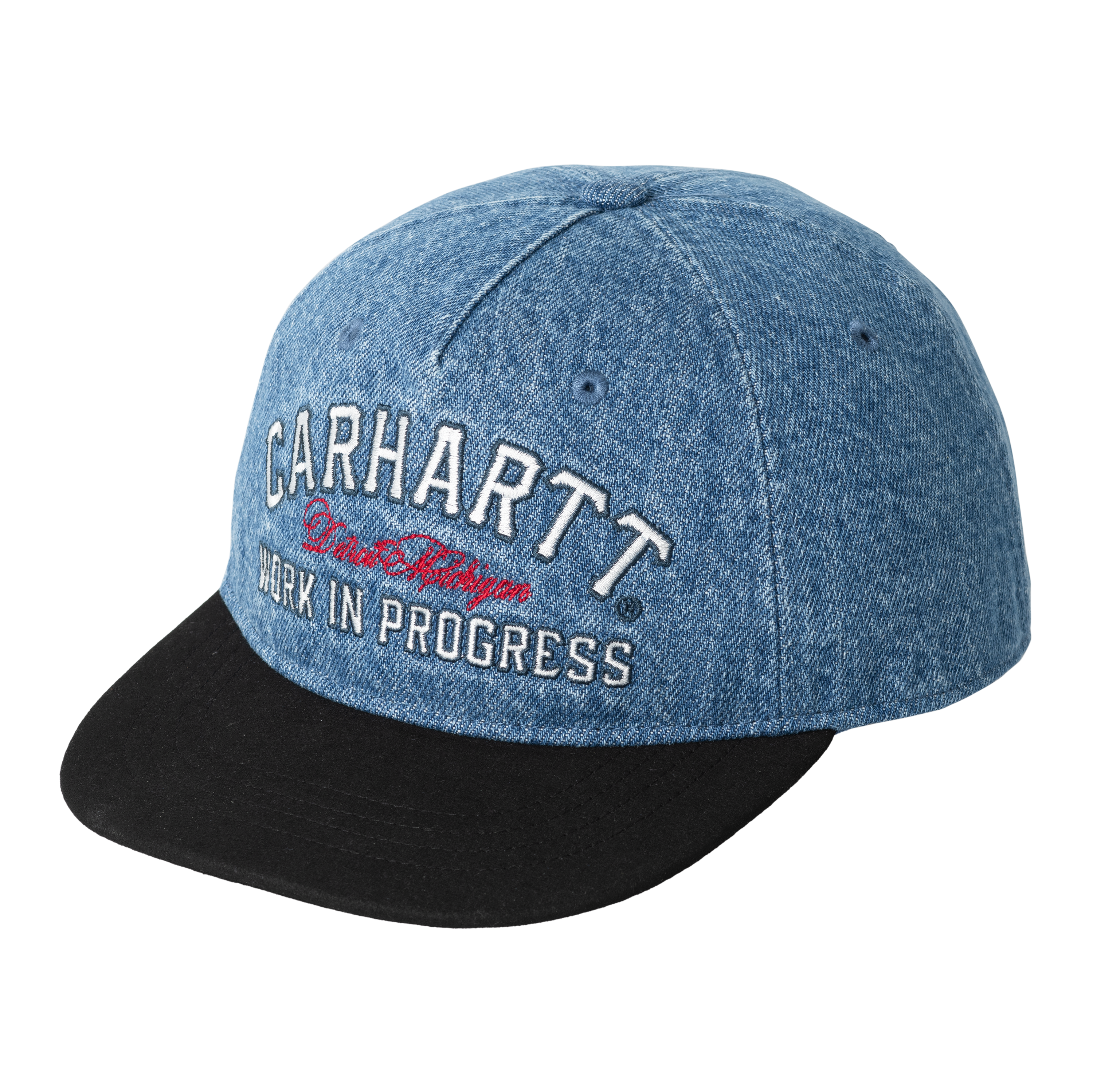 Carhartt WIP Monty 5-Panel Cap, Blue/Black | Officiële online Shop