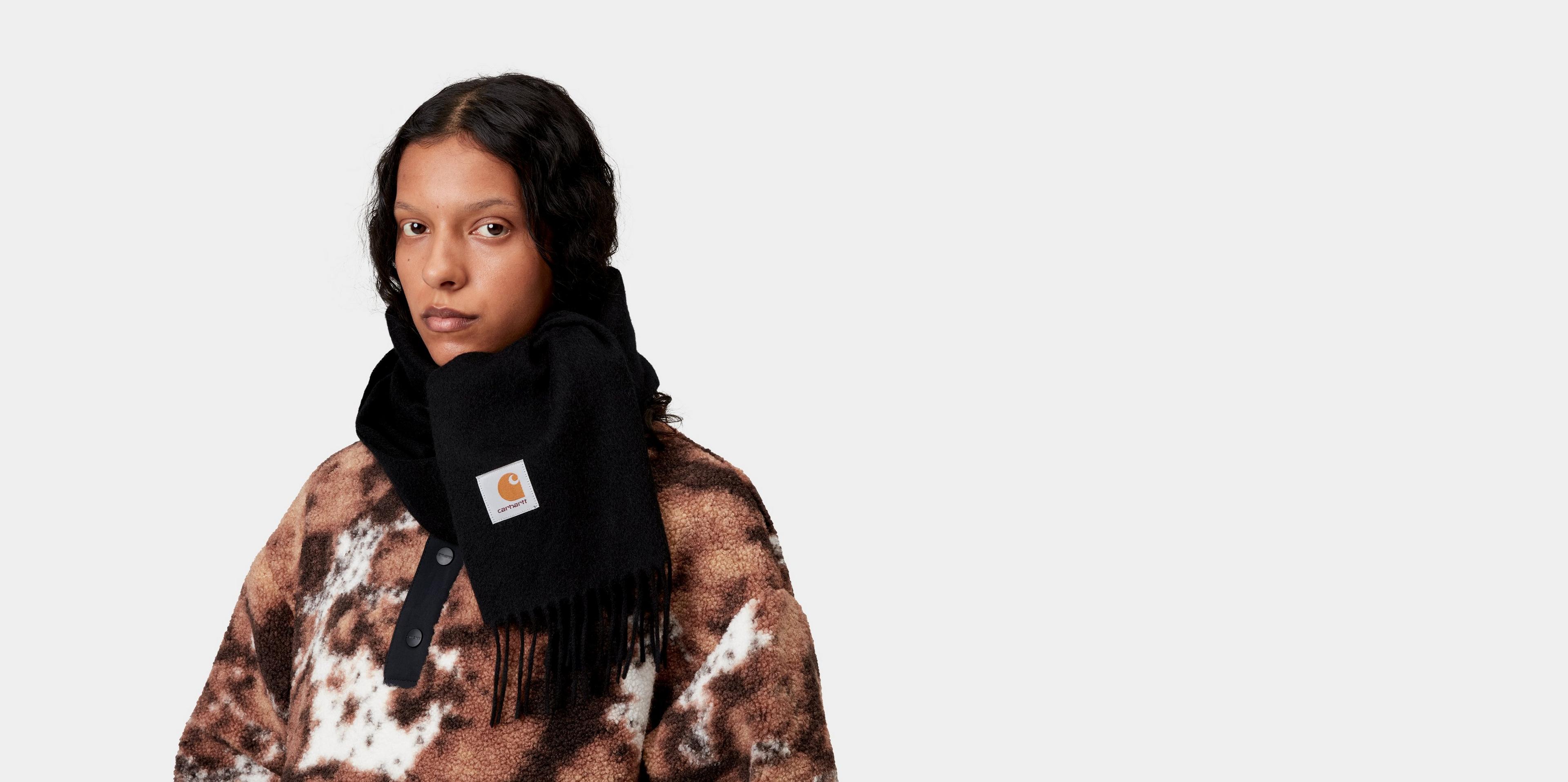 Carhartt WIP Clan Scarf, Black | Official Online Store