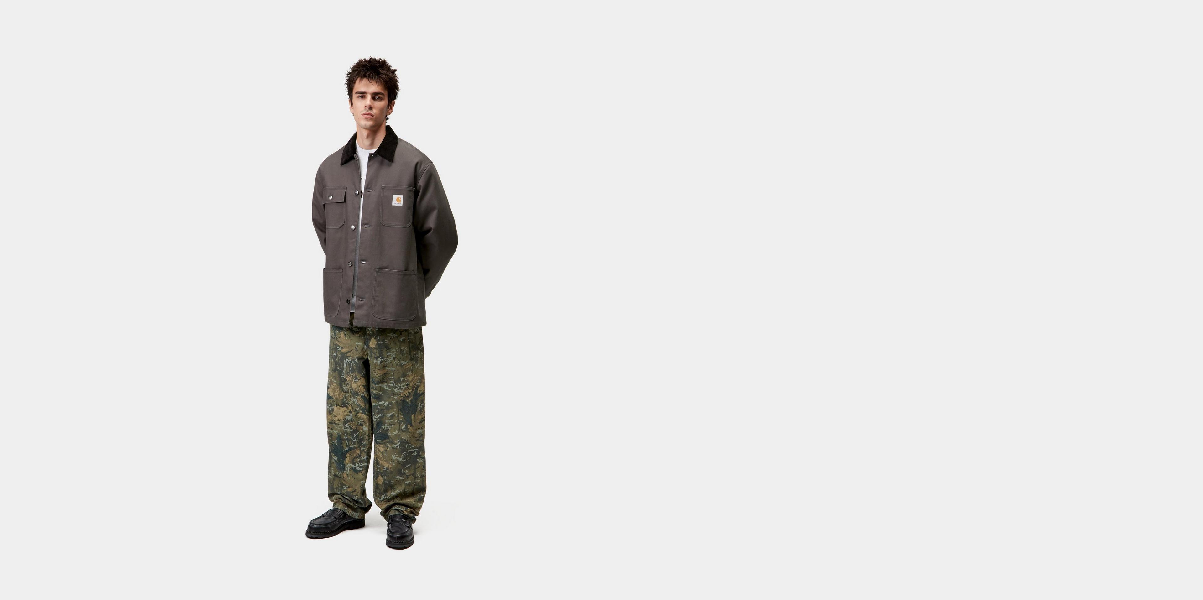 Carhartt WIP Michigan Coat (Winter), Graphite / Black | Official Online ...