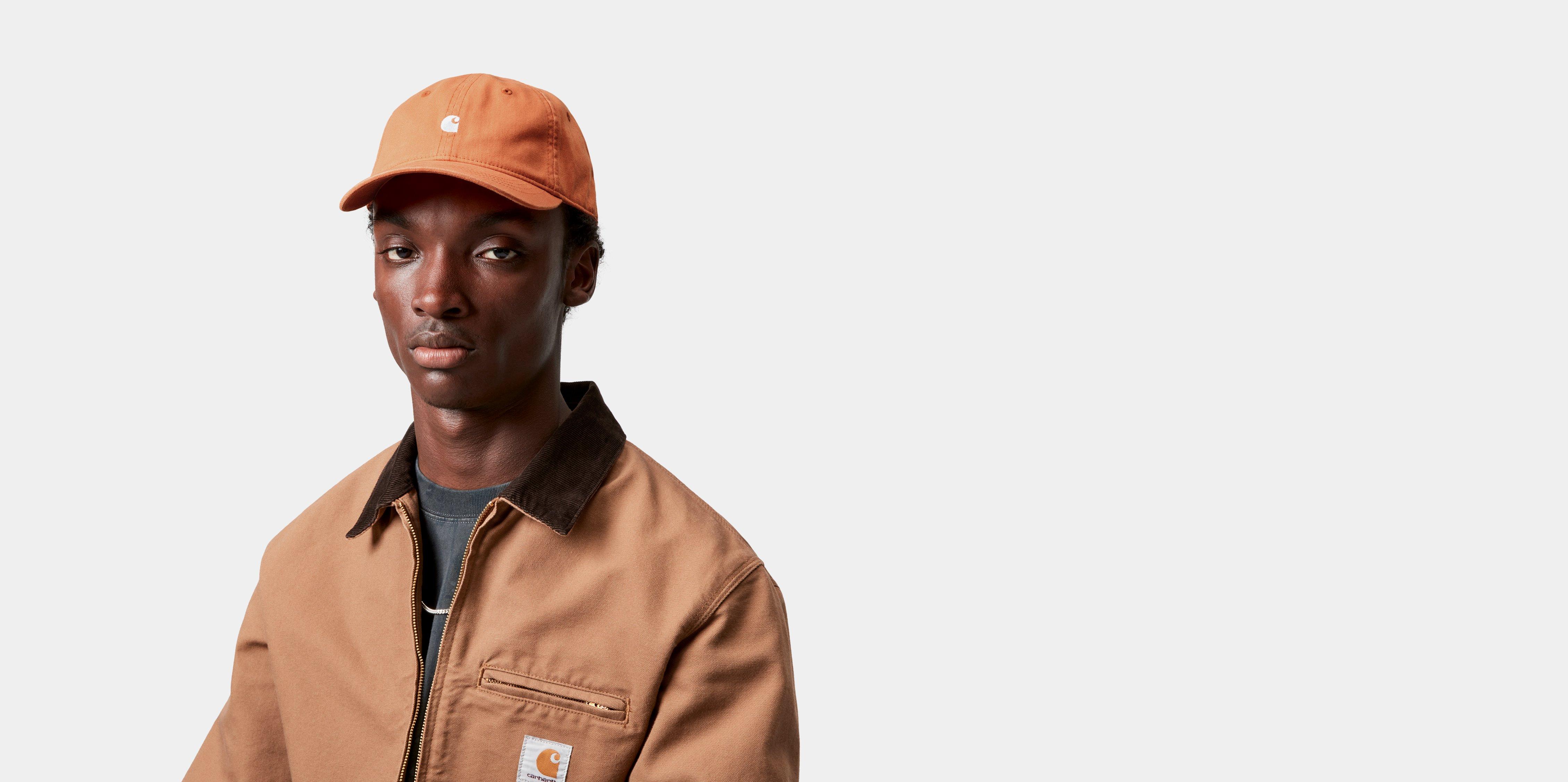 Carhartt WIP Madison Logo Cap, Redhaven / White | Boutique officielle ...