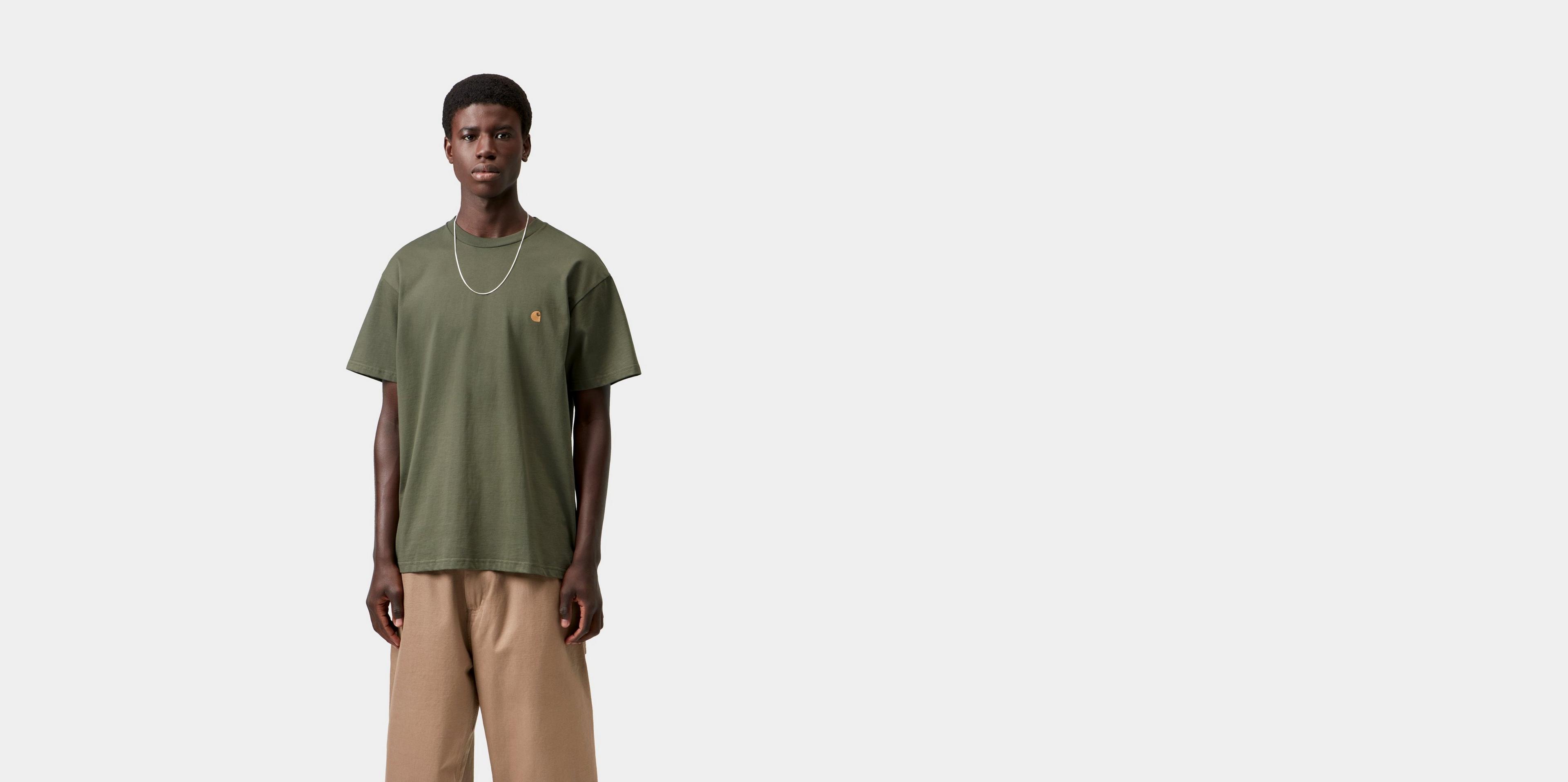 Carhartt WIP S/S Chase T-Shirt, Leaf / Gold | Boutique en ligne officielle