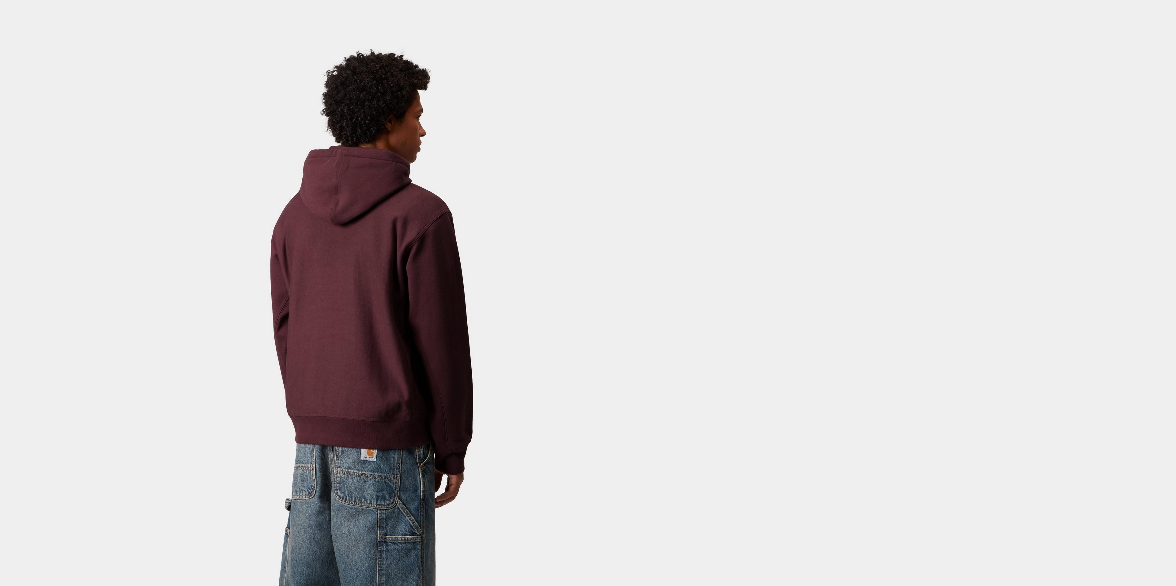 Carhartt WIP Hooded American Script Sweatshirt, Rondo | Tienda oficial ...