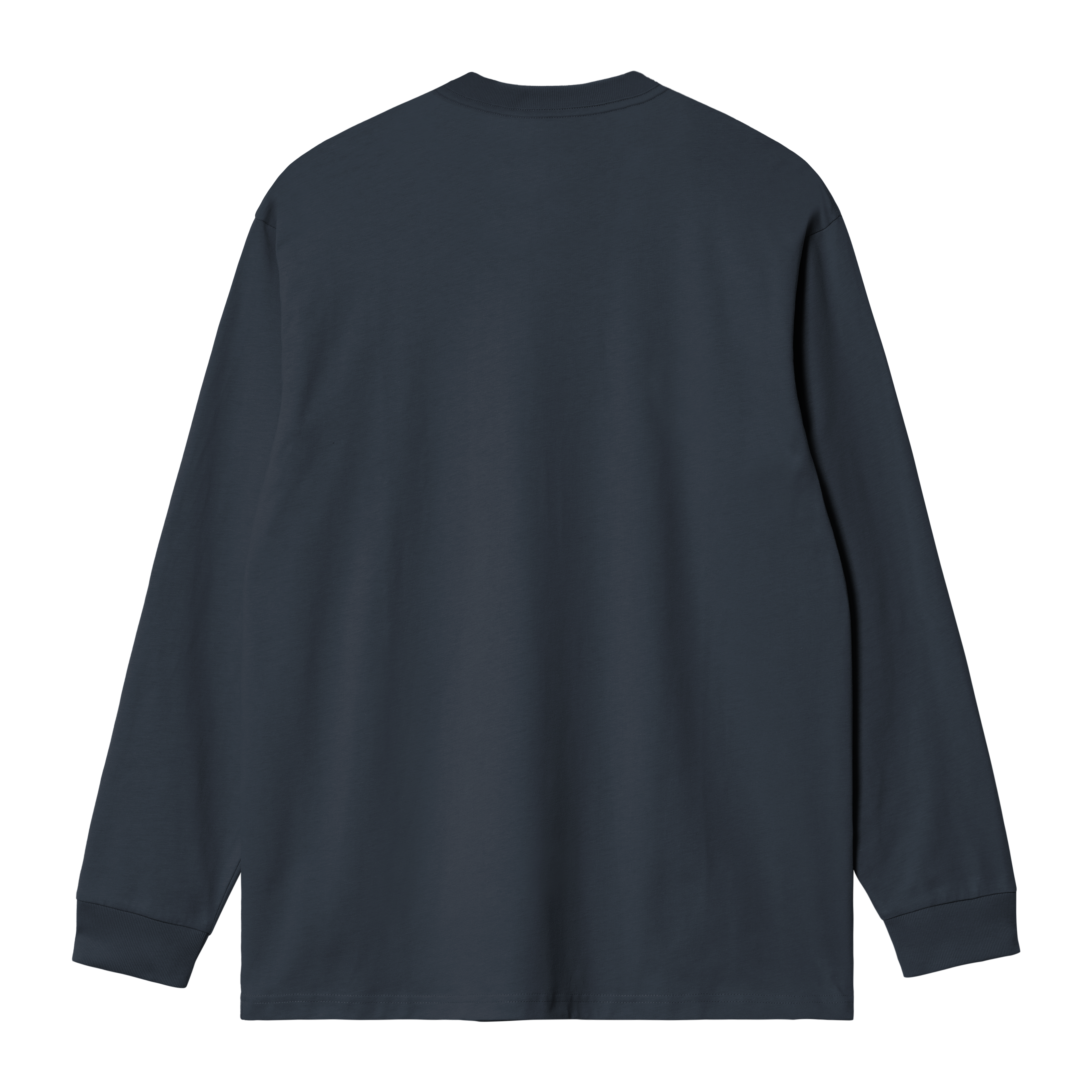 Carhartt WIP L/S American Script T-Shirt, Deep Night | Official Online ...