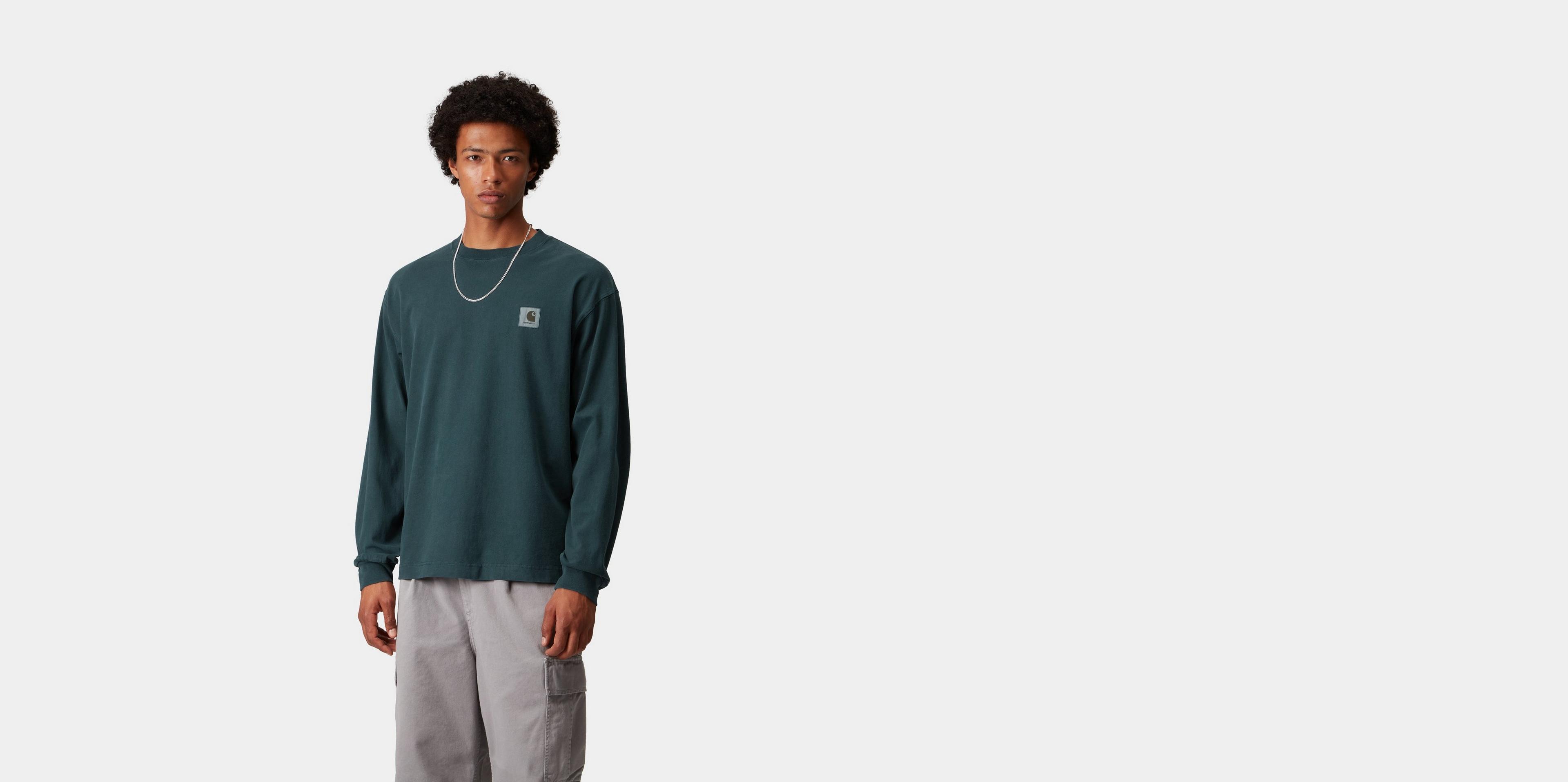Carhartt WIP L/S Vista T-Shirt, Deep Lagoon | Tienda oficial en Línea