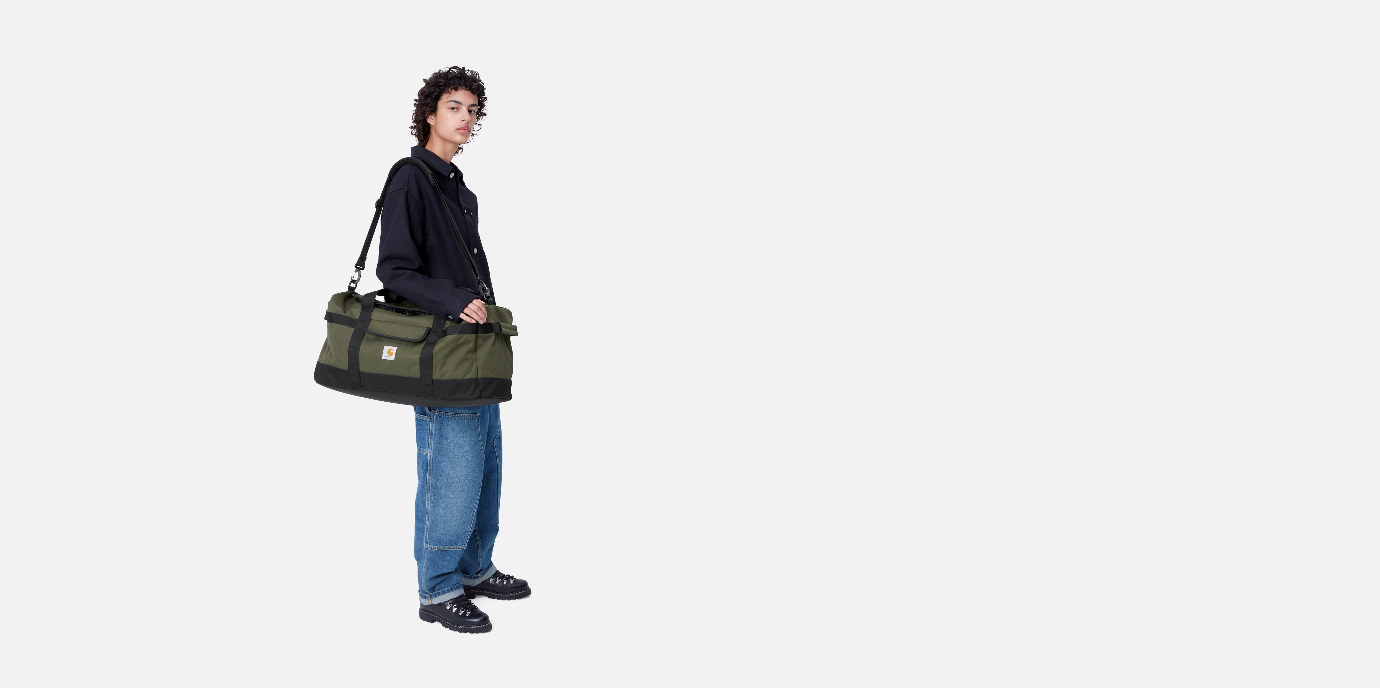 Carhartt WIP Jack Duffle Bag, Office Green | Tienda oficial en Línea