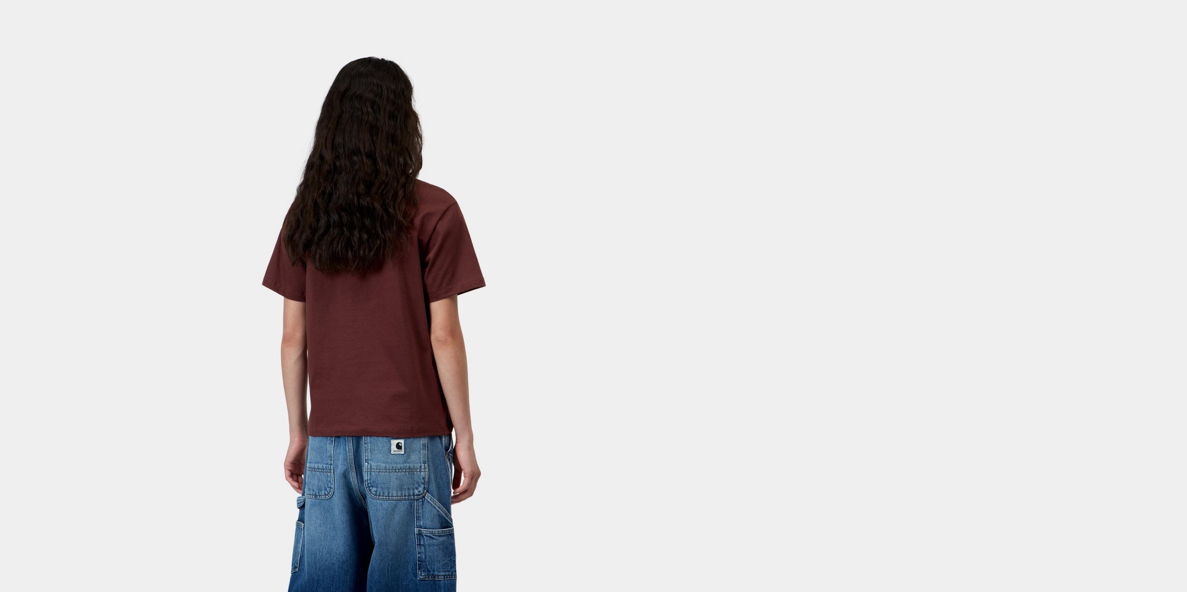 Carhartt WIP Women's S/S Pocket T-Shirt, Amarone | Official Online Store