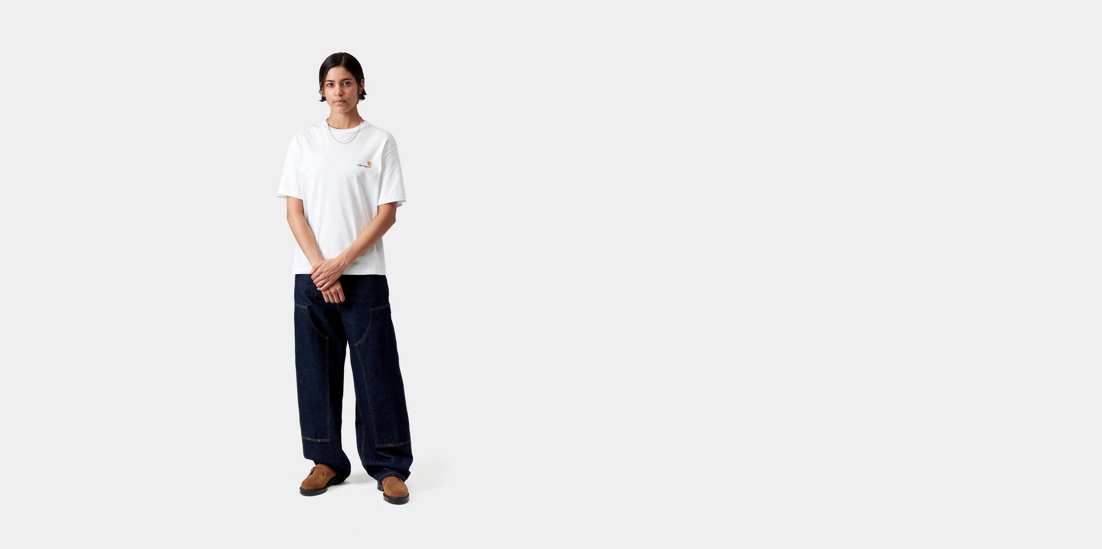 Carhartt WIP W' S/S American Script T-Shirt, White | Official Online Store