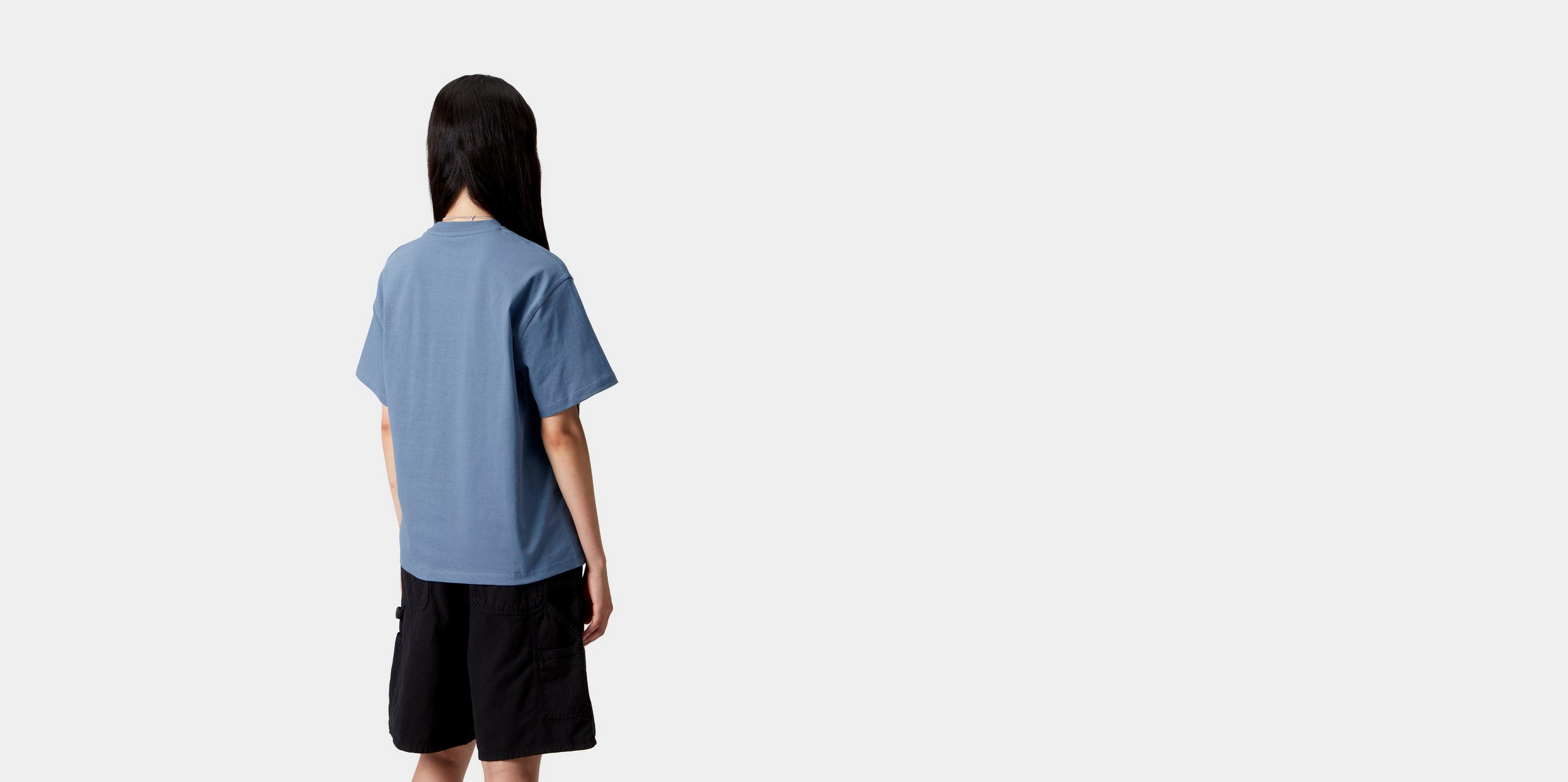 Carhartt WIP W' S/S American Script T-Shirt, Sorrent | Official Online ...