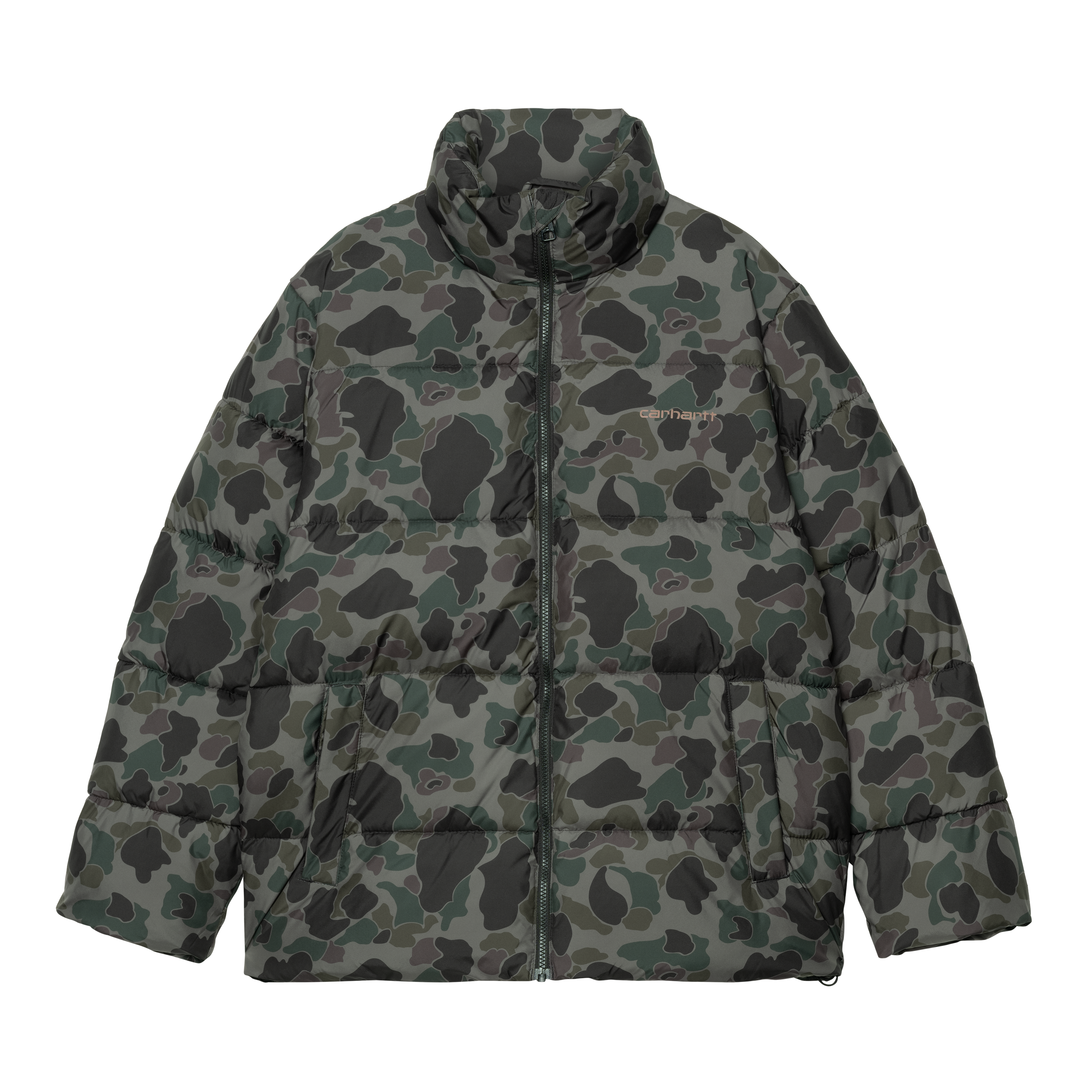 Carhartt WIP Springfield Jacket, Camo Duck, Grey / Hamilton Brown ...