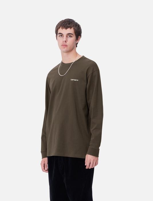 Carhartt WIP L/S Arlo Polo, Black / Kendricks Stripe, Aura Carhartt WIP L/S Arlo Polo, Black / Kendricks Stripe, Aura