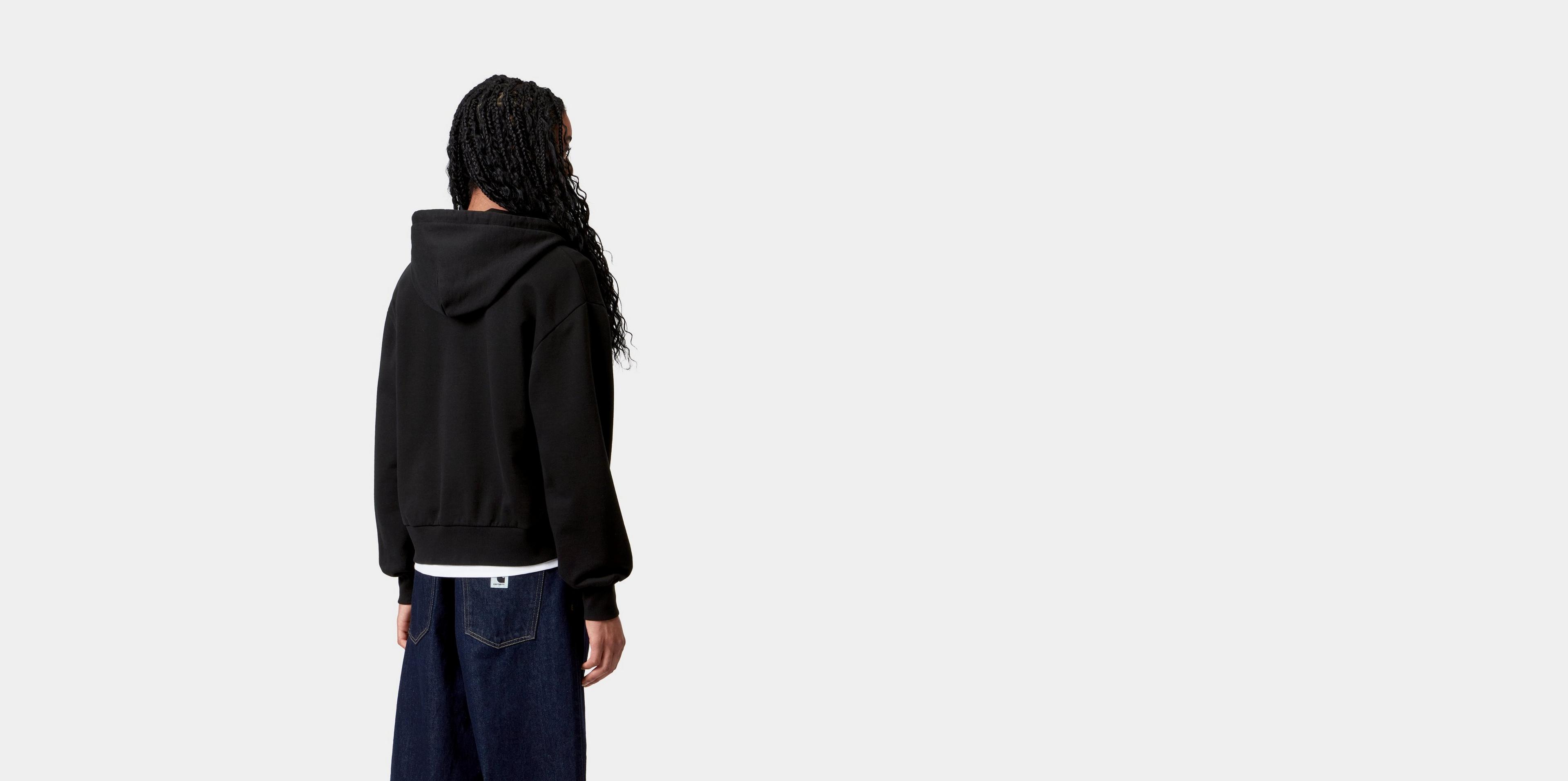 Carhartt WIP W' Hooded Casey Jacket, Black / Silver | Official Online Store