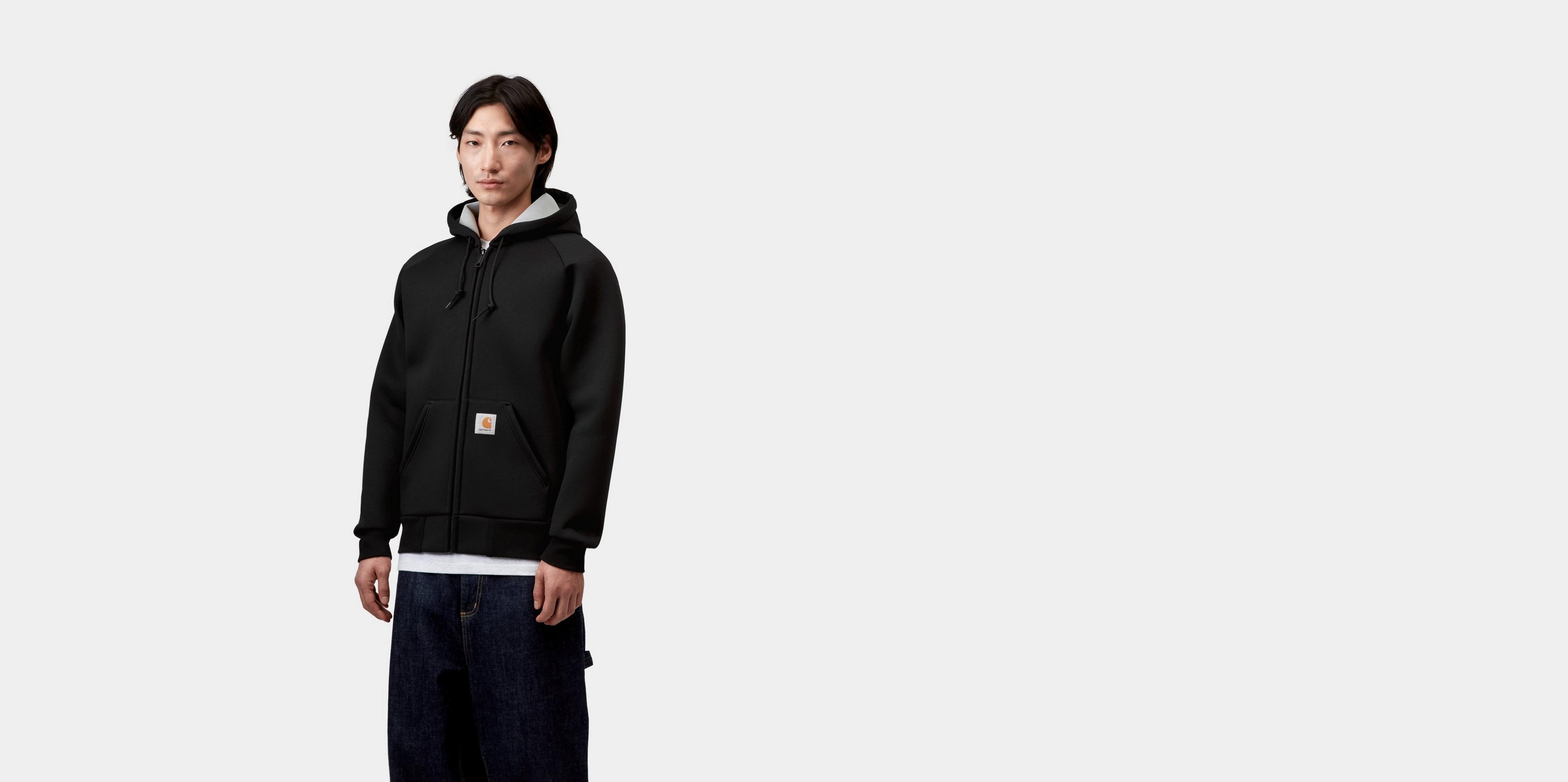 Carhartt WIP Car-Lux Hooded Jacket, Black / Grey | Official Online Store
