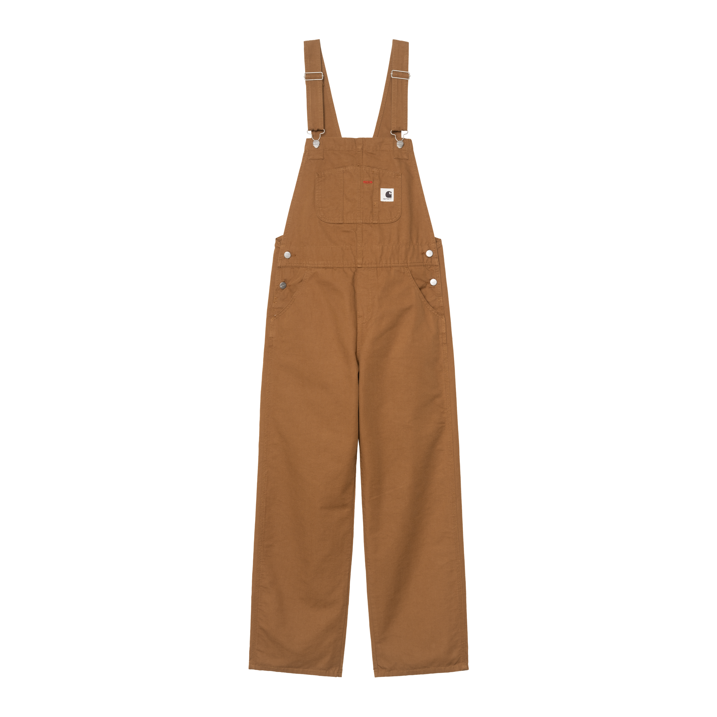 Carhartt WIP Women's Bib Overall Straight, Hamilton Brown | Official ...