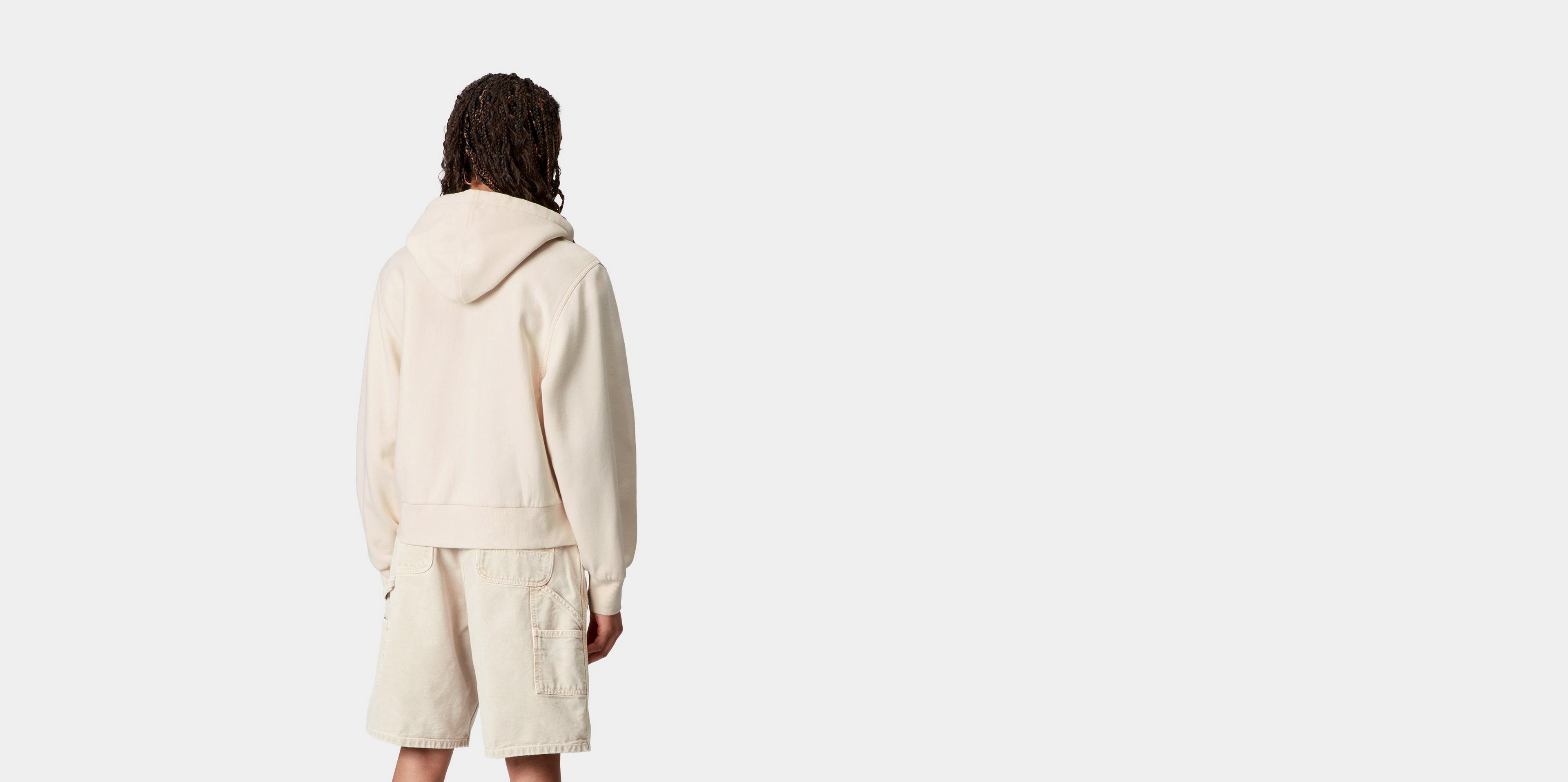 Carhartt WIP W' Hooded American Script Jacket, Natural | Official ...