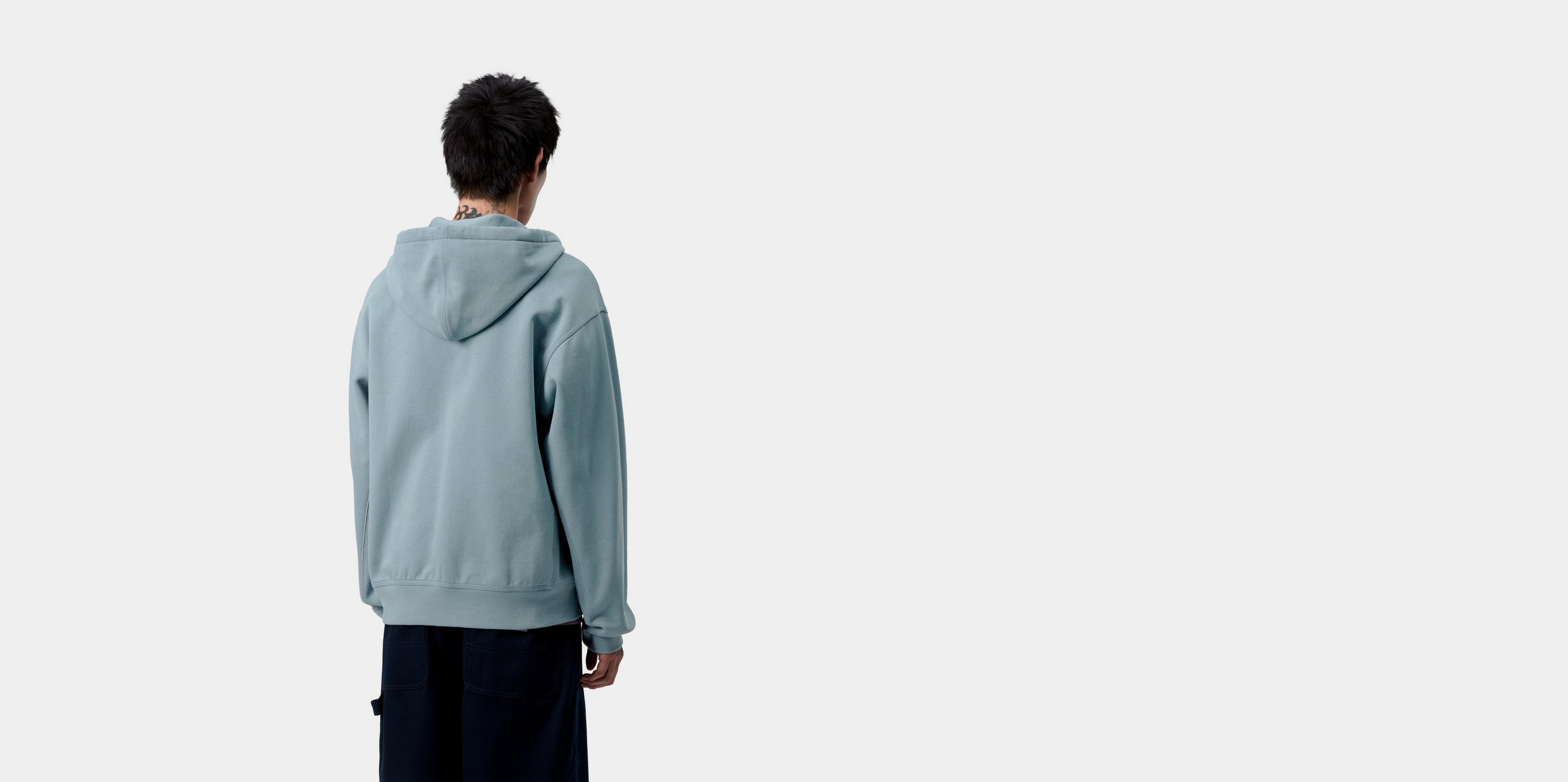 Carhartt WIP Hooded American Script Jacket, Citadel | Official Online Store