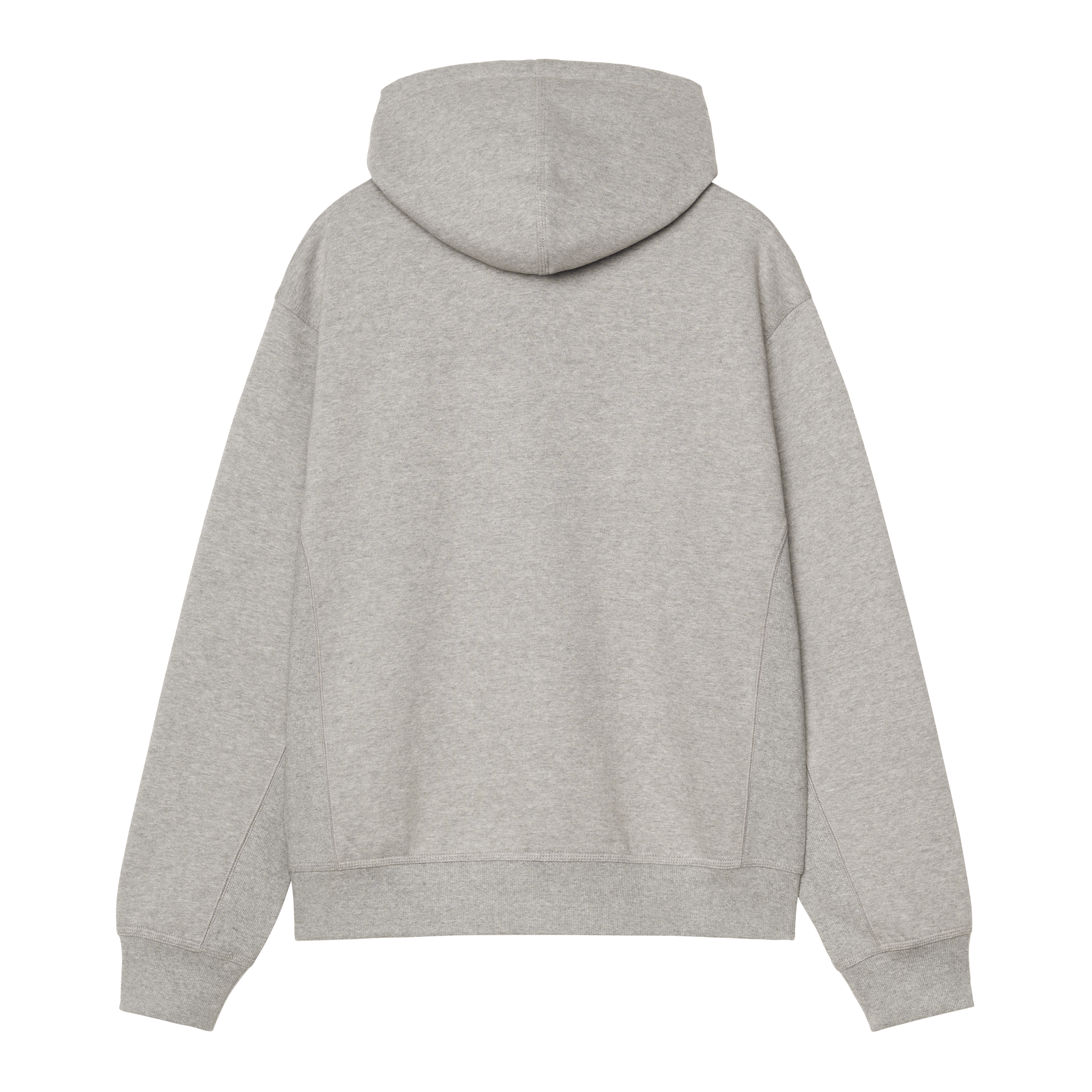Carhartt WIP Hooded American Script Jacket, Grey Heather | Officiële ...