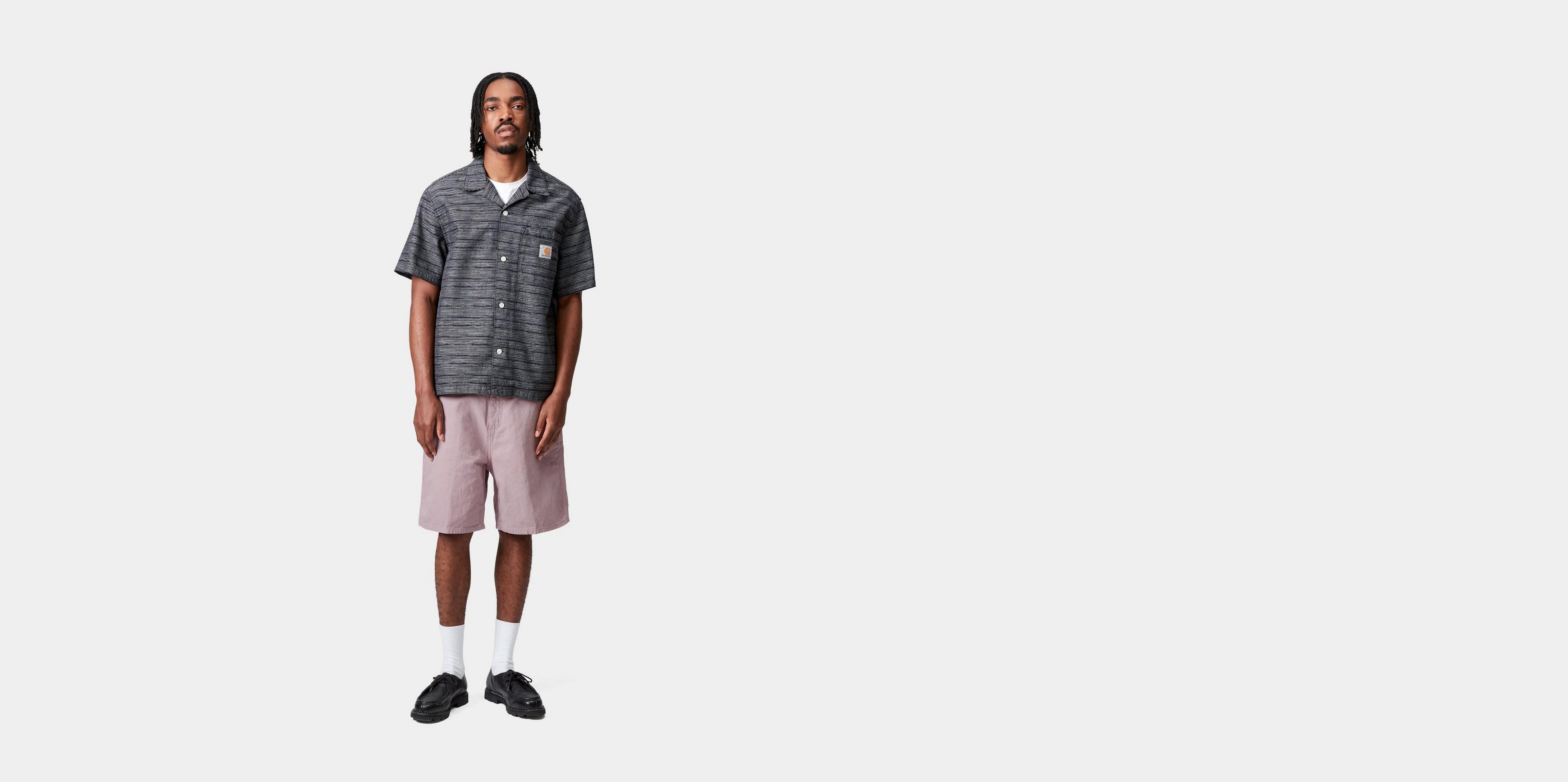 Carhartt WIP Walter Single Knee Short, Pink Fog | Official Online Store