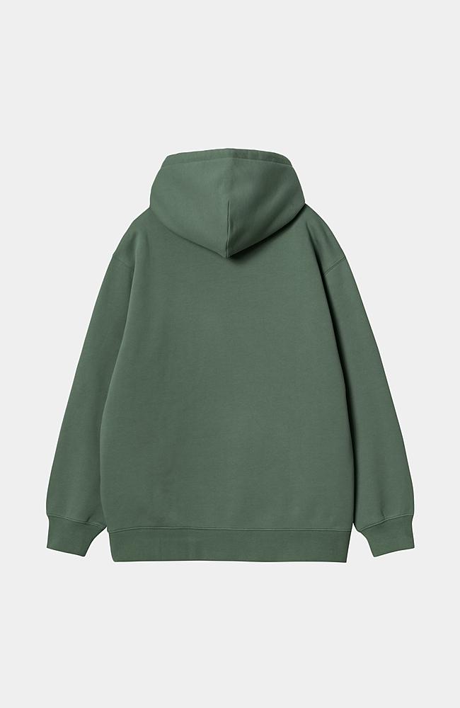 Carhartt WIP W' Hooded Carhartt Sweatshirt, Duck Green Carhartt WIP W' Hooded Carhartt Sweatshirt, Duck Green