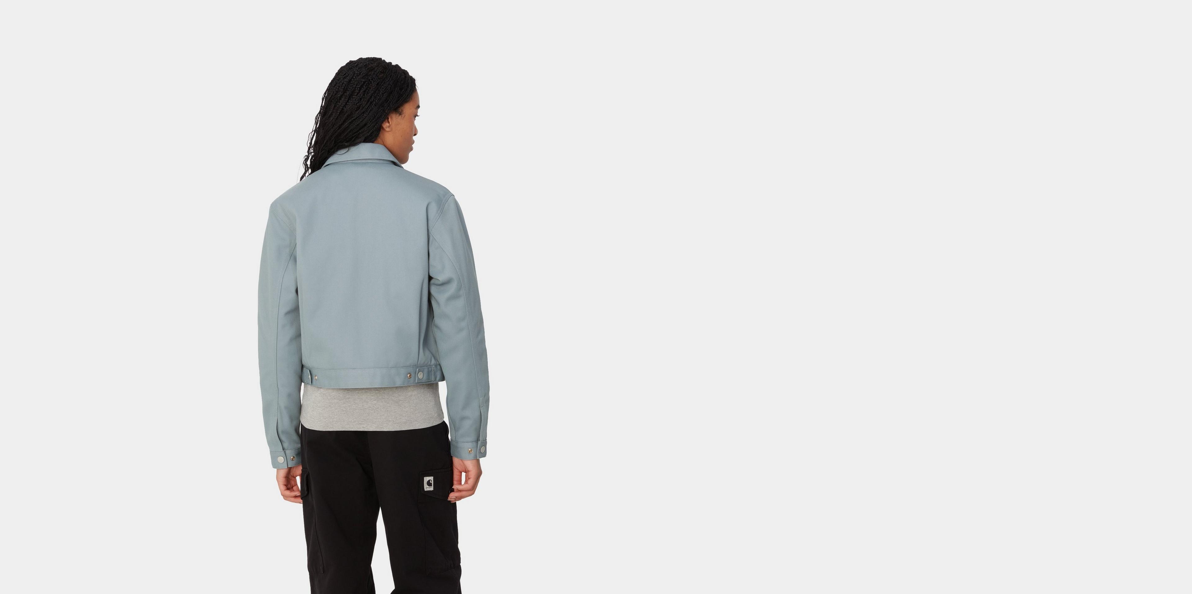 Carhartt WIP W' Module Script Jacket, Dove Grey / Black | Official ...