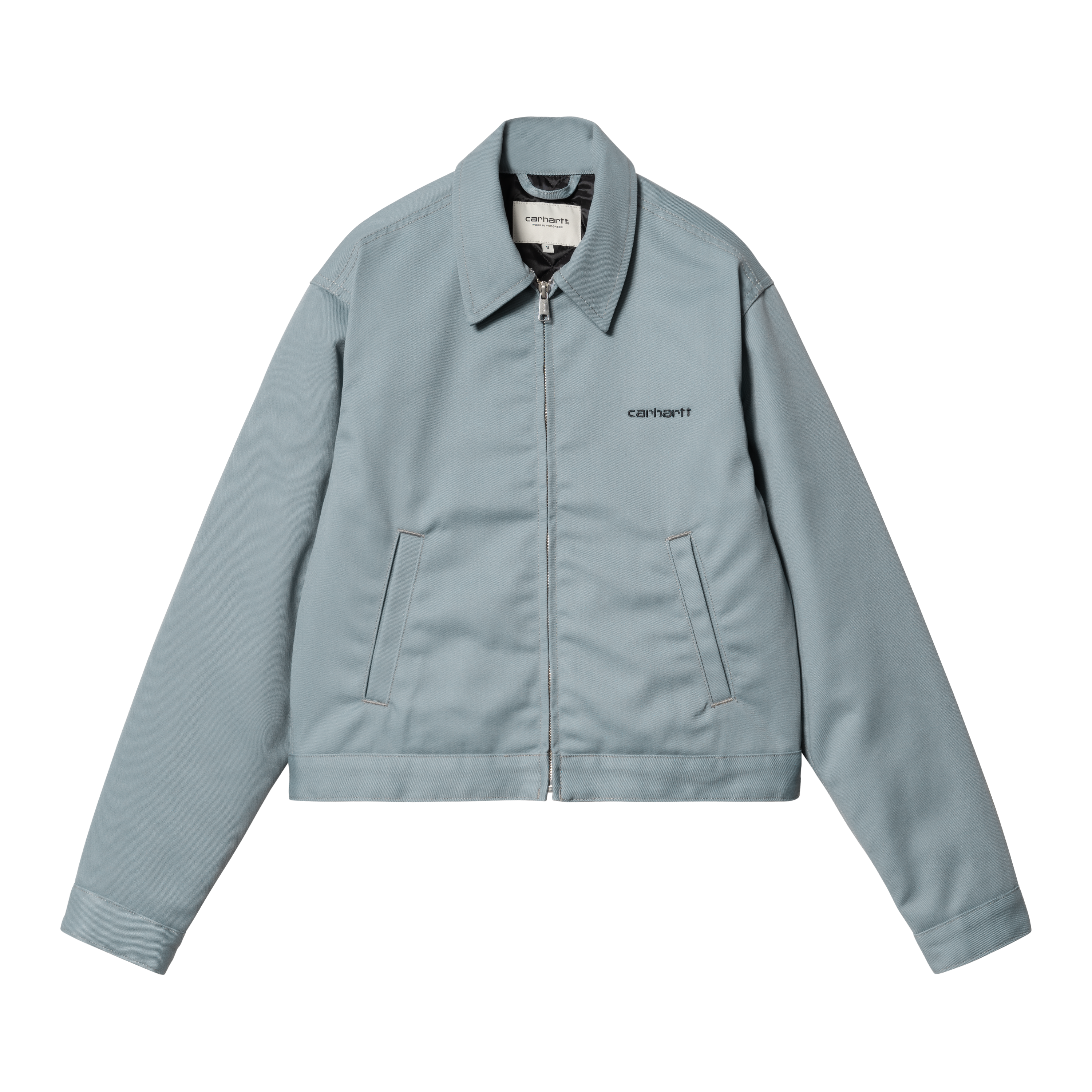 Carhartt WIP W' Module Script Jacket, Dove Grey / Black | Official ...