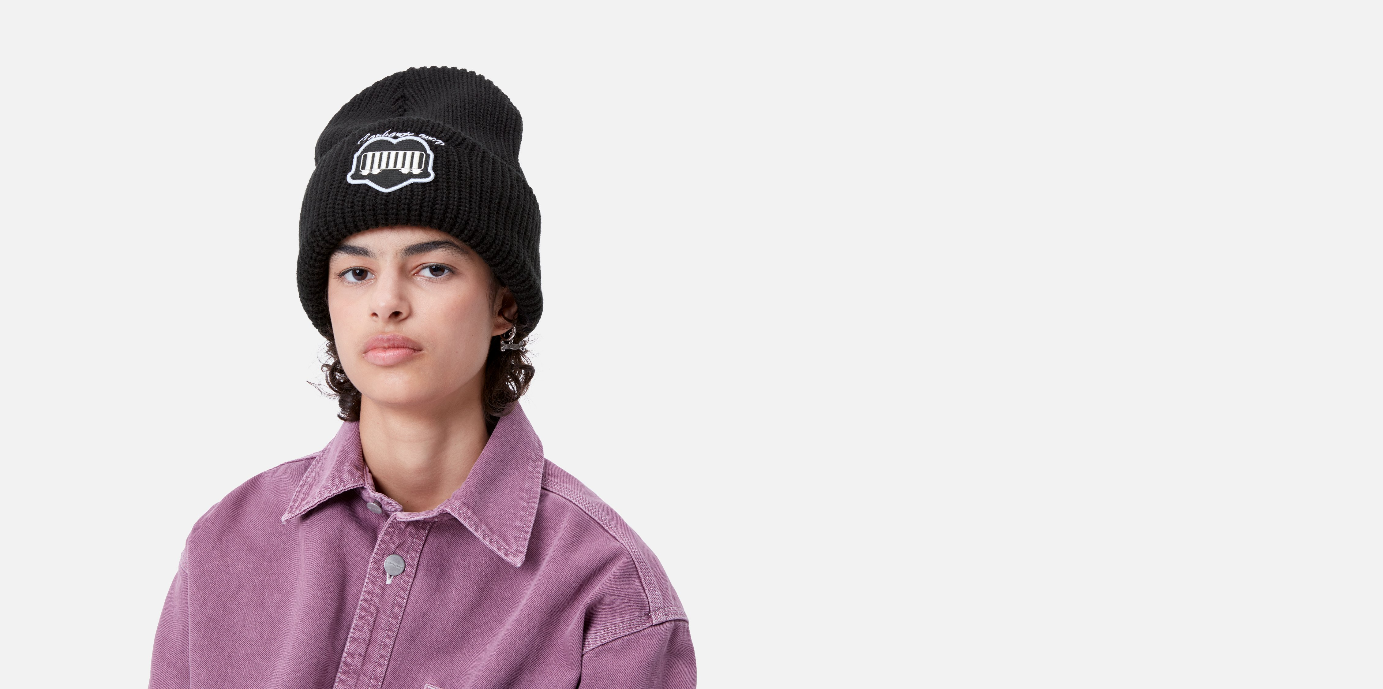 Carhartt WIP OG Heart Train Beanie (100% Acrylic, 3 gauge) | King's Cross