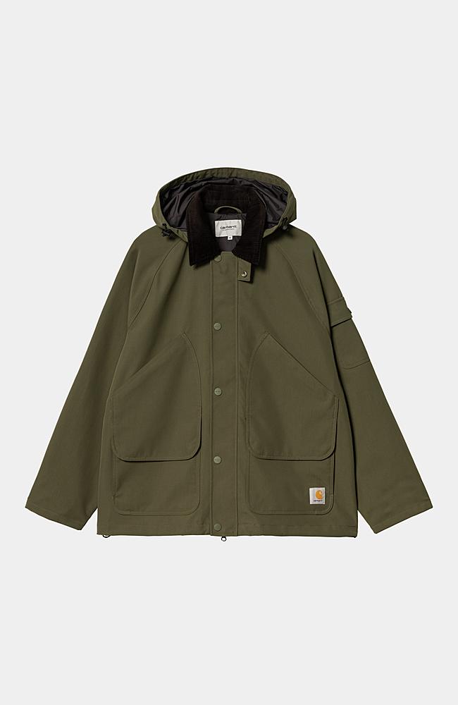 Carhartt WIP Clarton Jacket, Office Green / Black | Official Carhartt WIP Clarton Jacket, Office Green / Black | Official