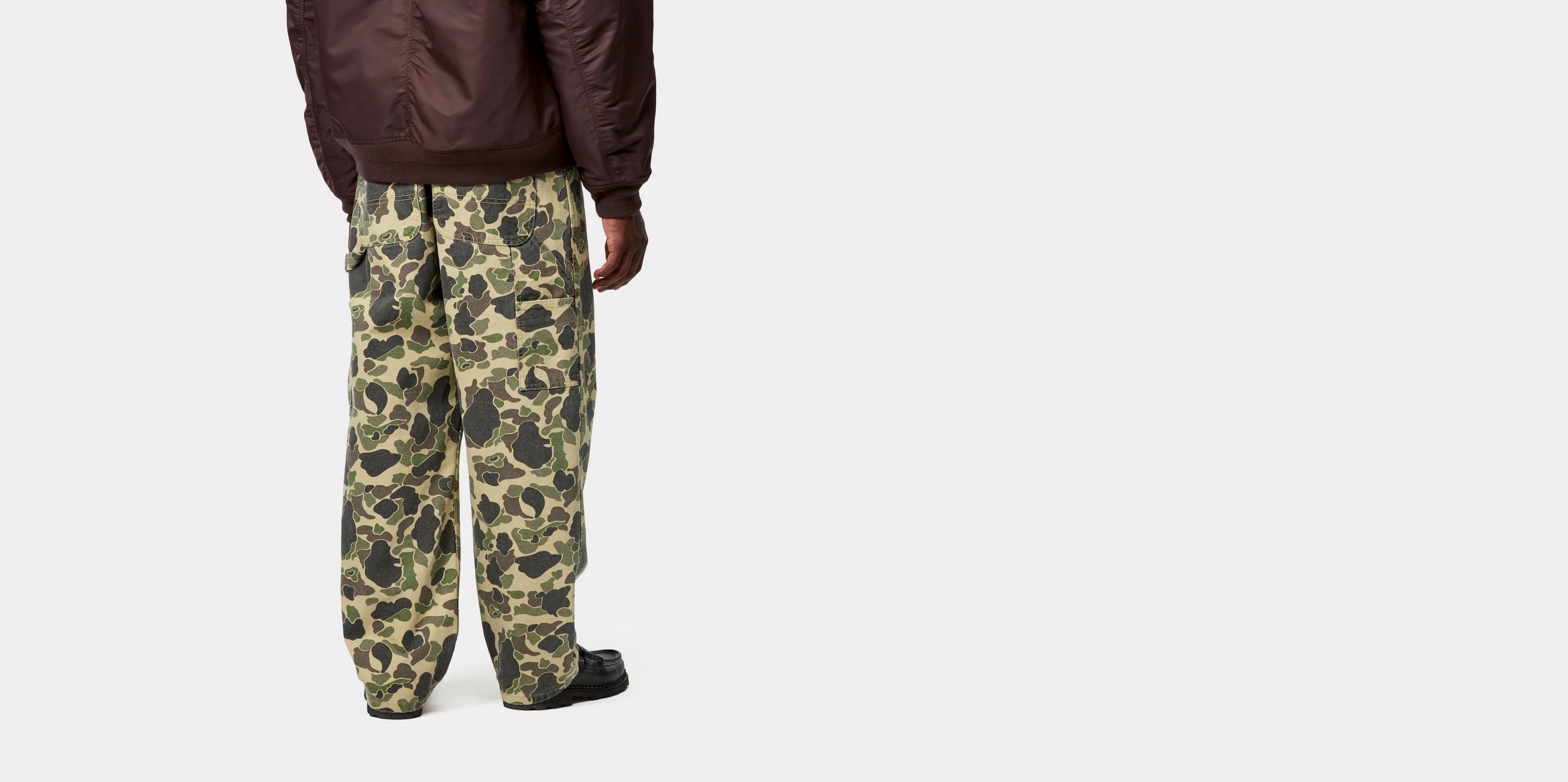 Carhartt WIP Duck Single Knee Pant, Camo Duck, Green | Official Online ...