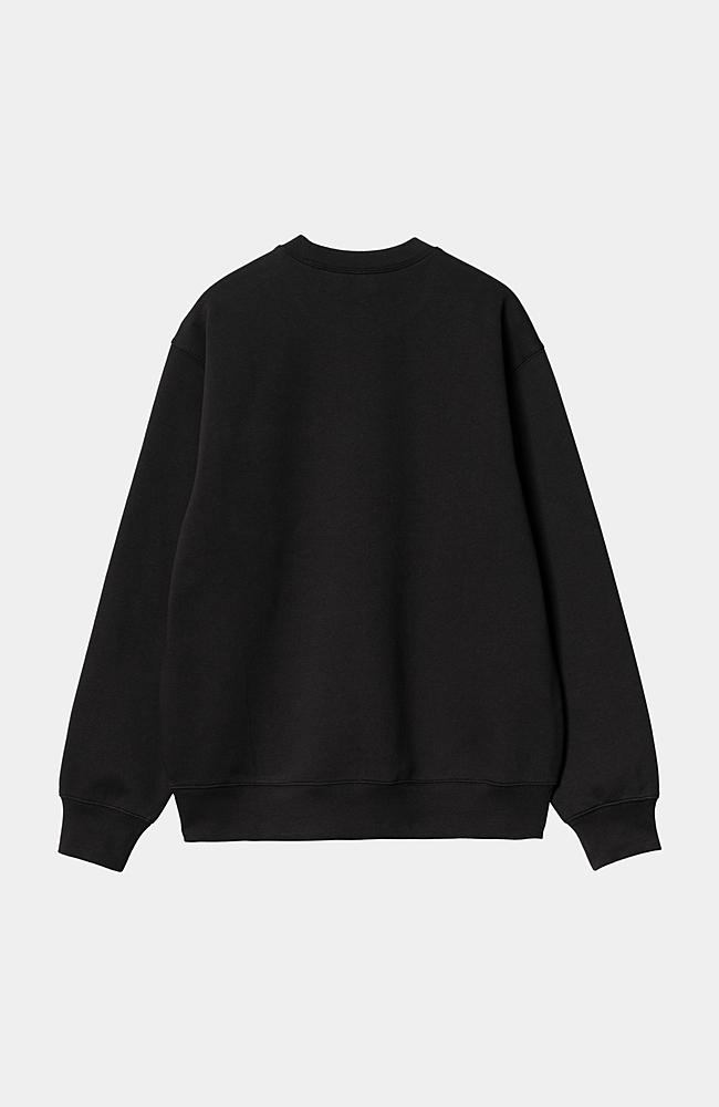 Carhartt WIP Heart Train Pocket Sweat, Black | Official Carhartt WIP Heart Train Pocket Sweat, Black | Official