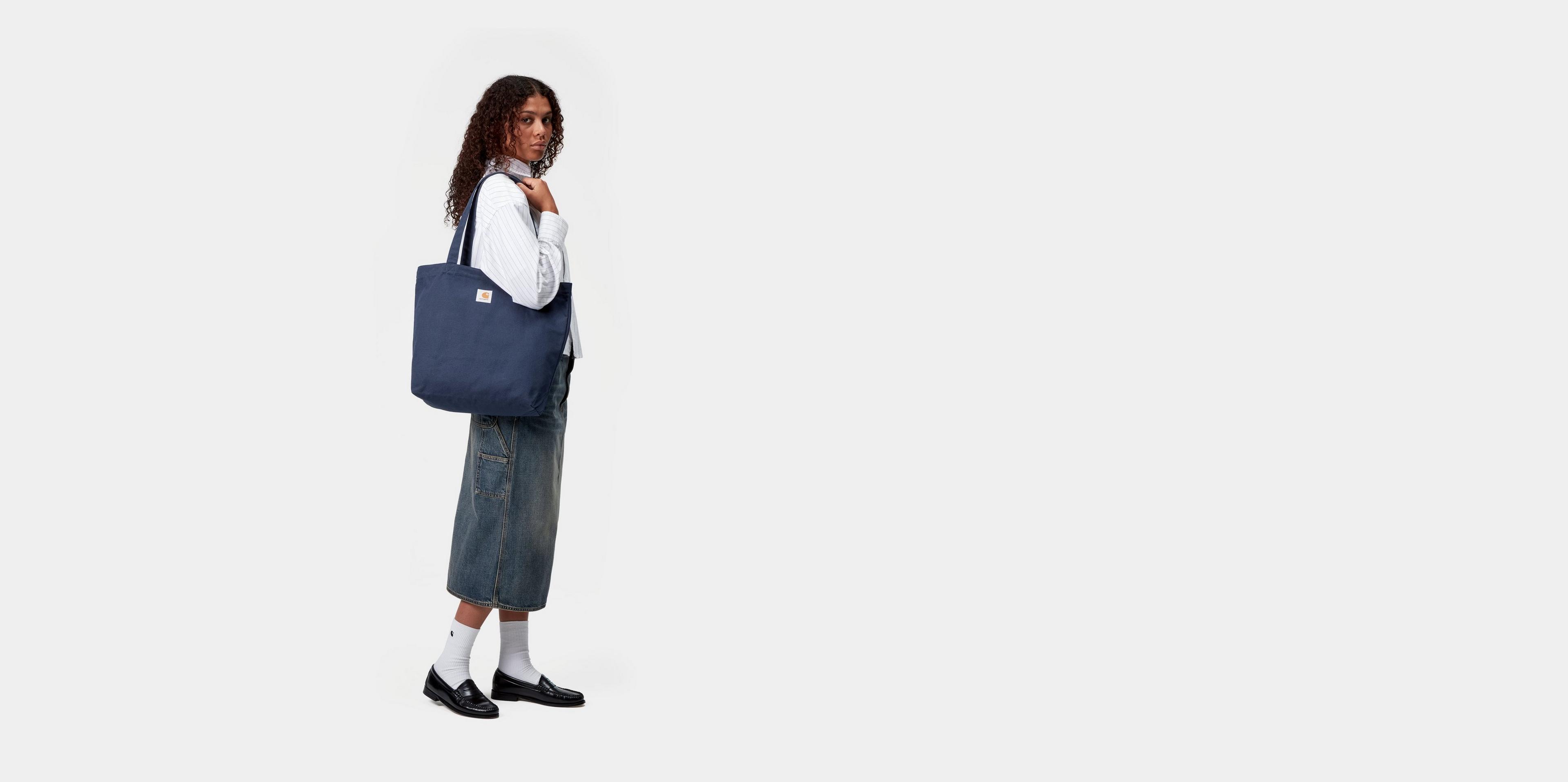 Carhartt WIP Canvas Graphic Tote, Wild Dog Print, Jupiter | Official ...